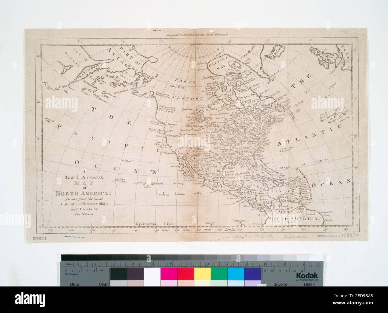 A new & accurate map of North America - drawn from the most authentic ...