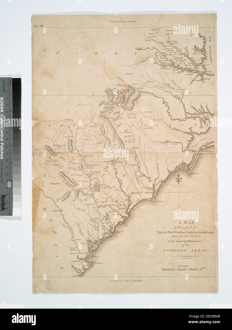 A map of those parts of Virginia, North Carolina, South Carolina ...