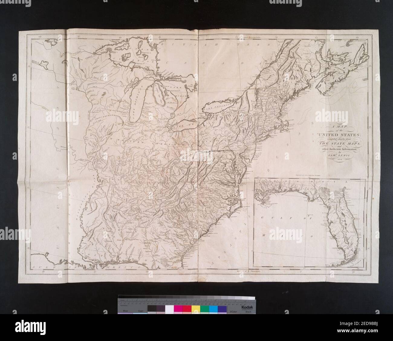 A map of the United States - compiled chiefly from the state maps and ...