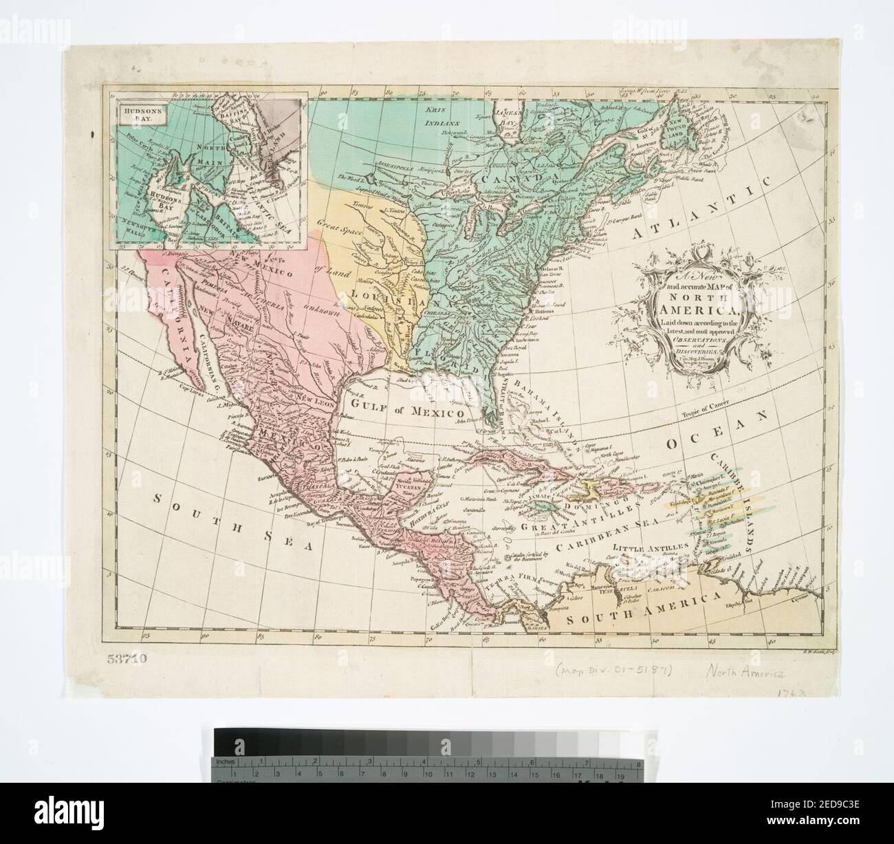A new and accurate map of North America - laid down according to the ...