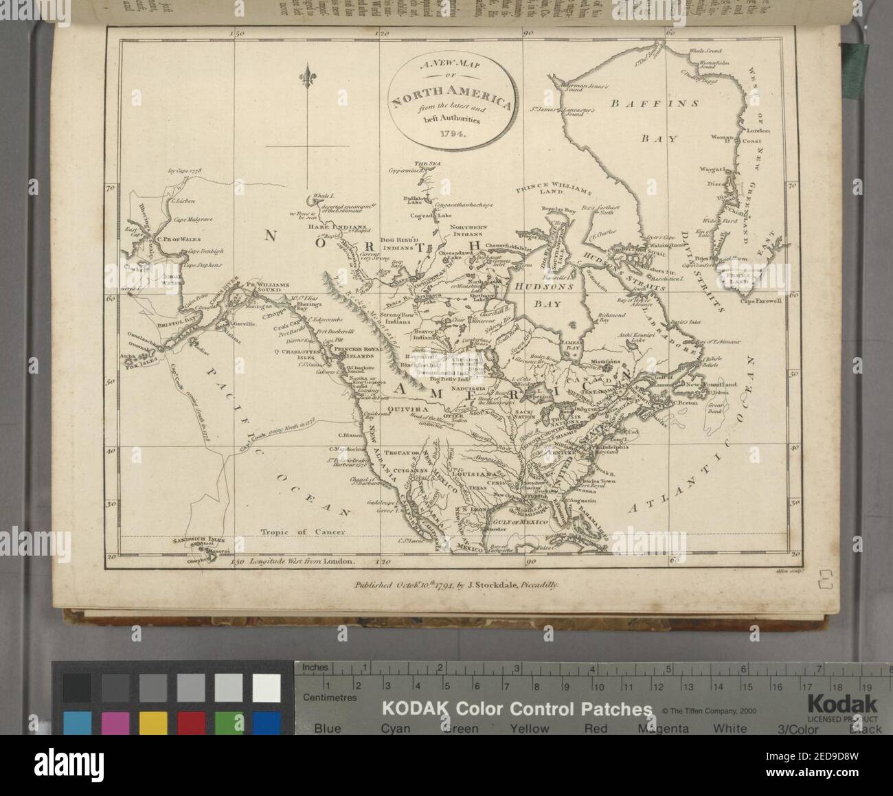 A new map of North America from the latest and best authorities, 1794 ...