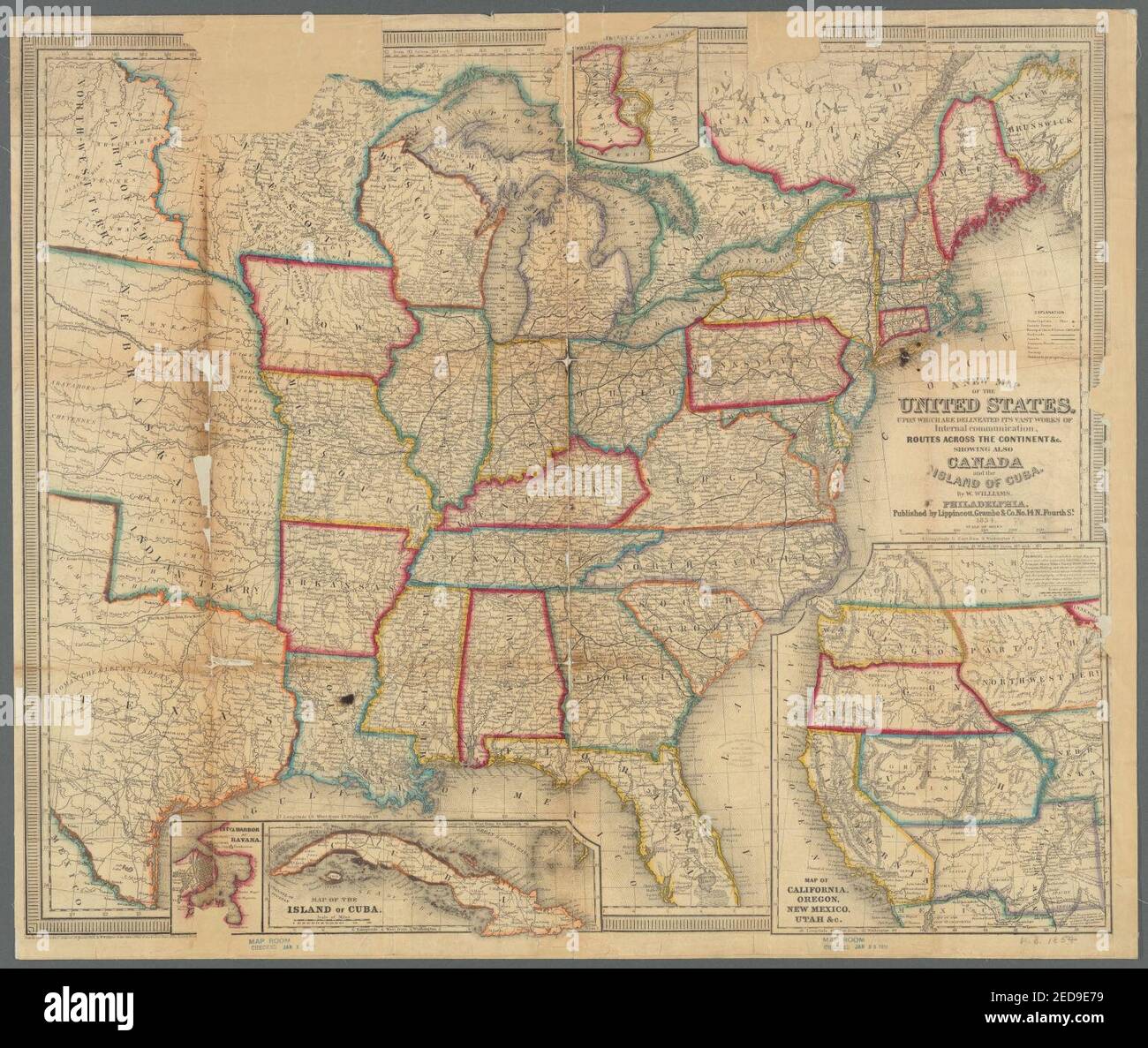 A new map of the United States, upon which are delineated its vast ...