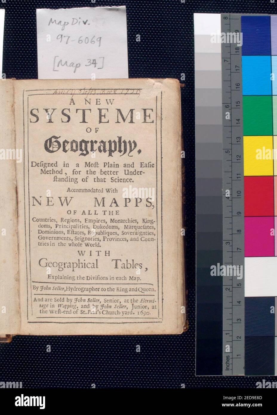 A new systeme of geography (Title page Stock Photo - Alamy