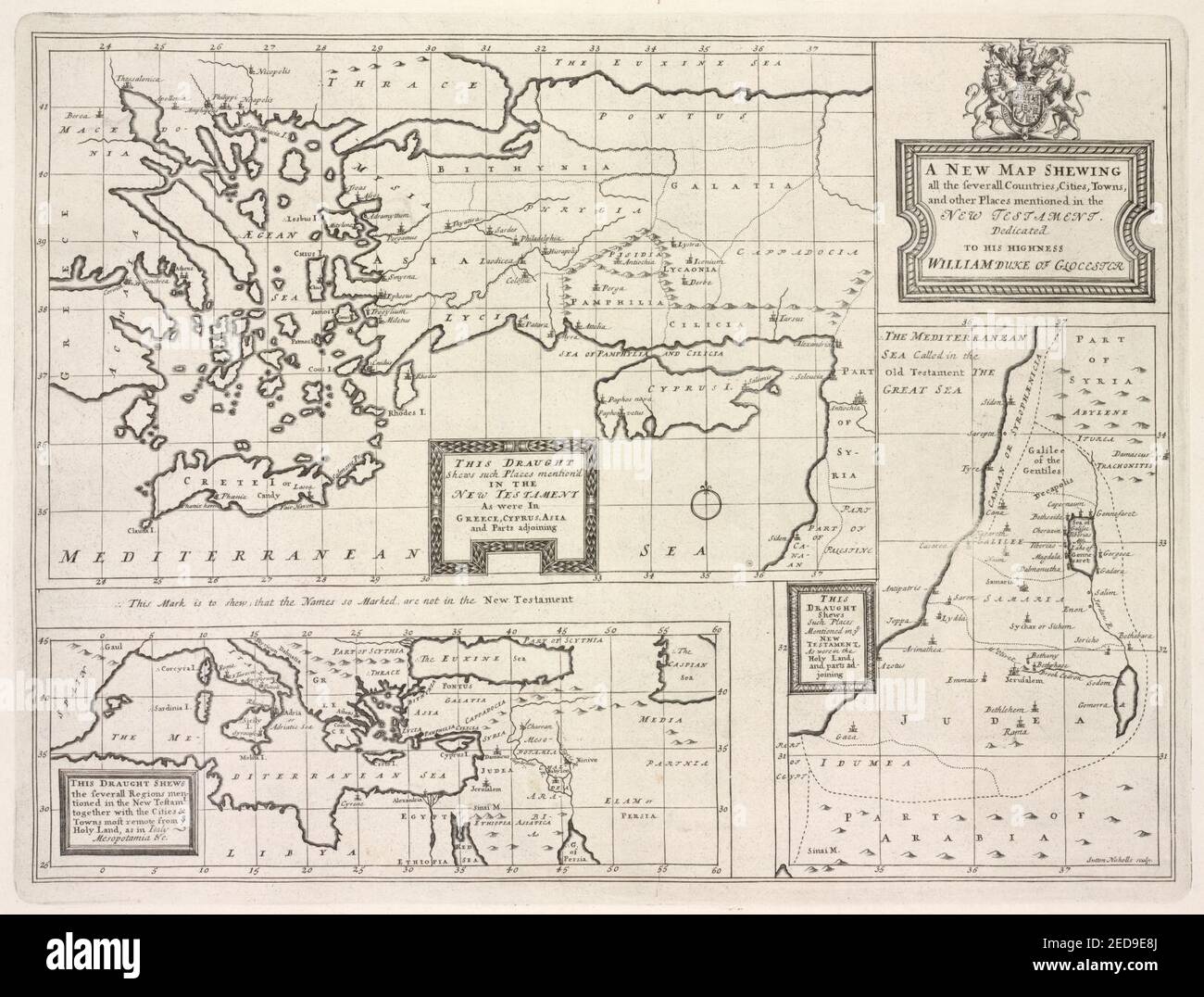 New testament map hi-res stock photography and images - Alamy