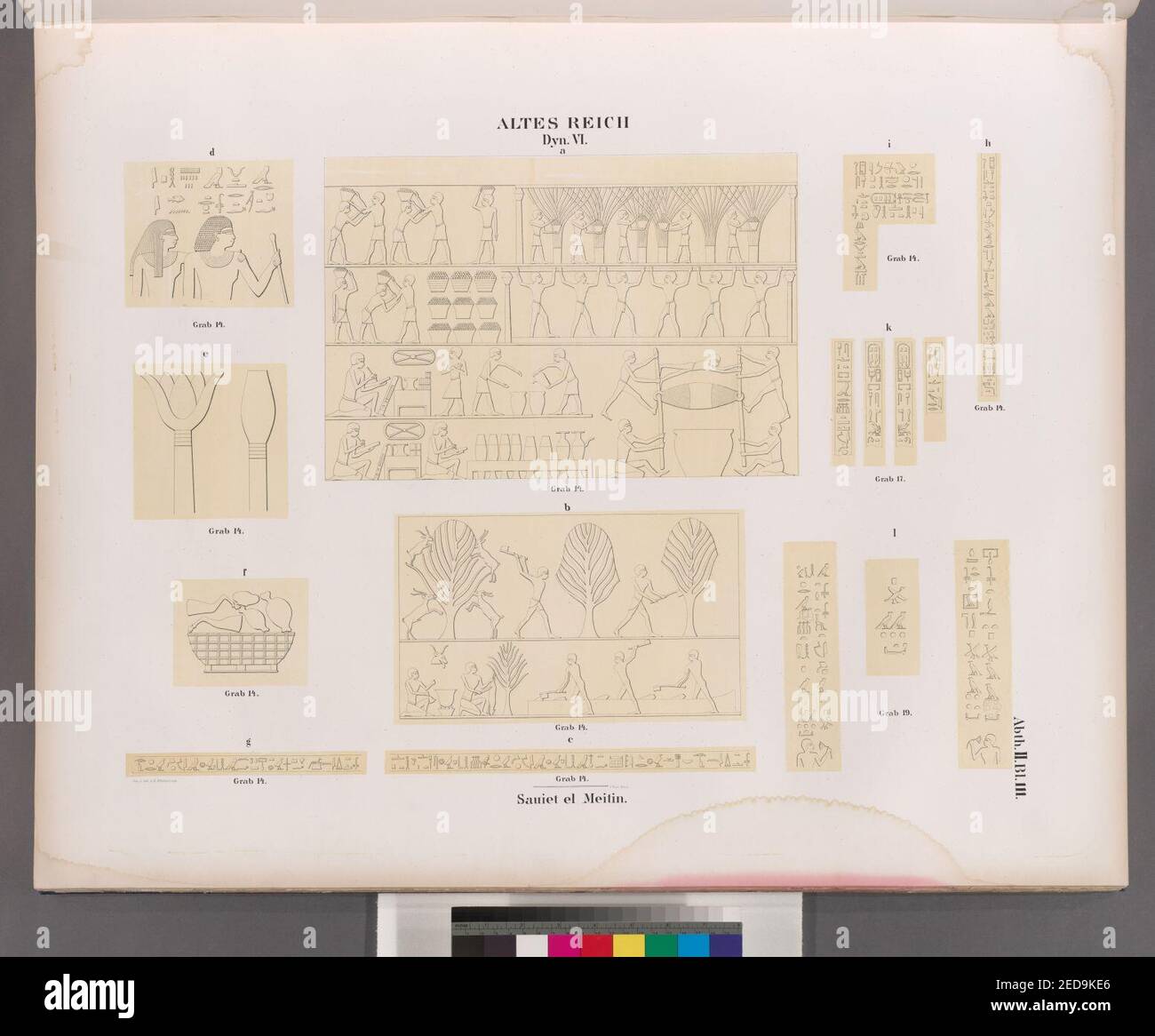 Altes Reich. Dynastie VI. Sauiet el Meitin (Zâwiyat al-Amwât Site)- a ...