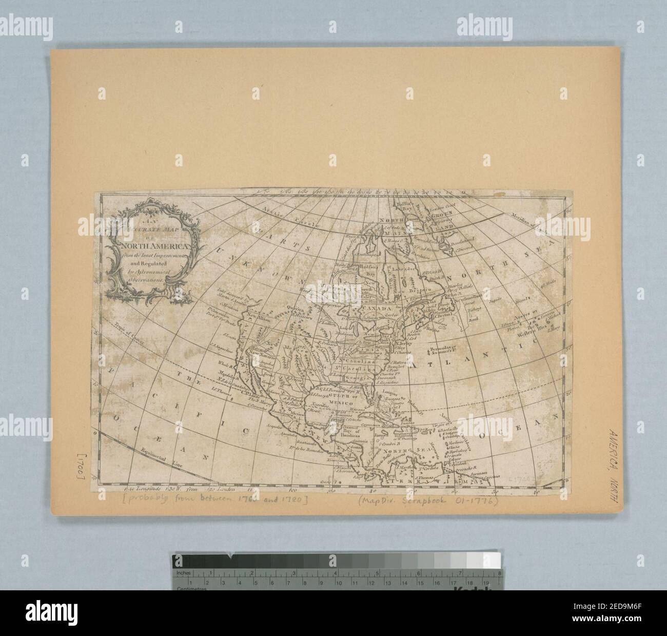 An accurate map of North America from the latest improvements, and ...
