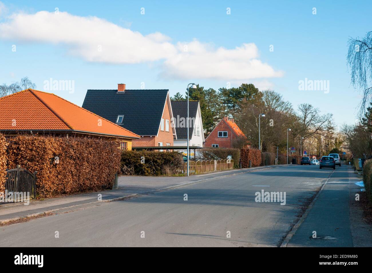 The local public library of town of Hoeng in Denmark Stock Photo - Alamy