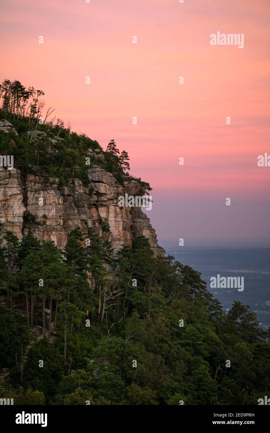Pilot Mountain State Park, North Carolina. Big Pinnacle Stock Photo - Alamy