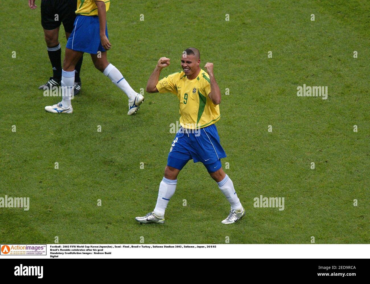 Sport Football Fifa World Cup 2002 Ronaldo High Resolution Stock ...
