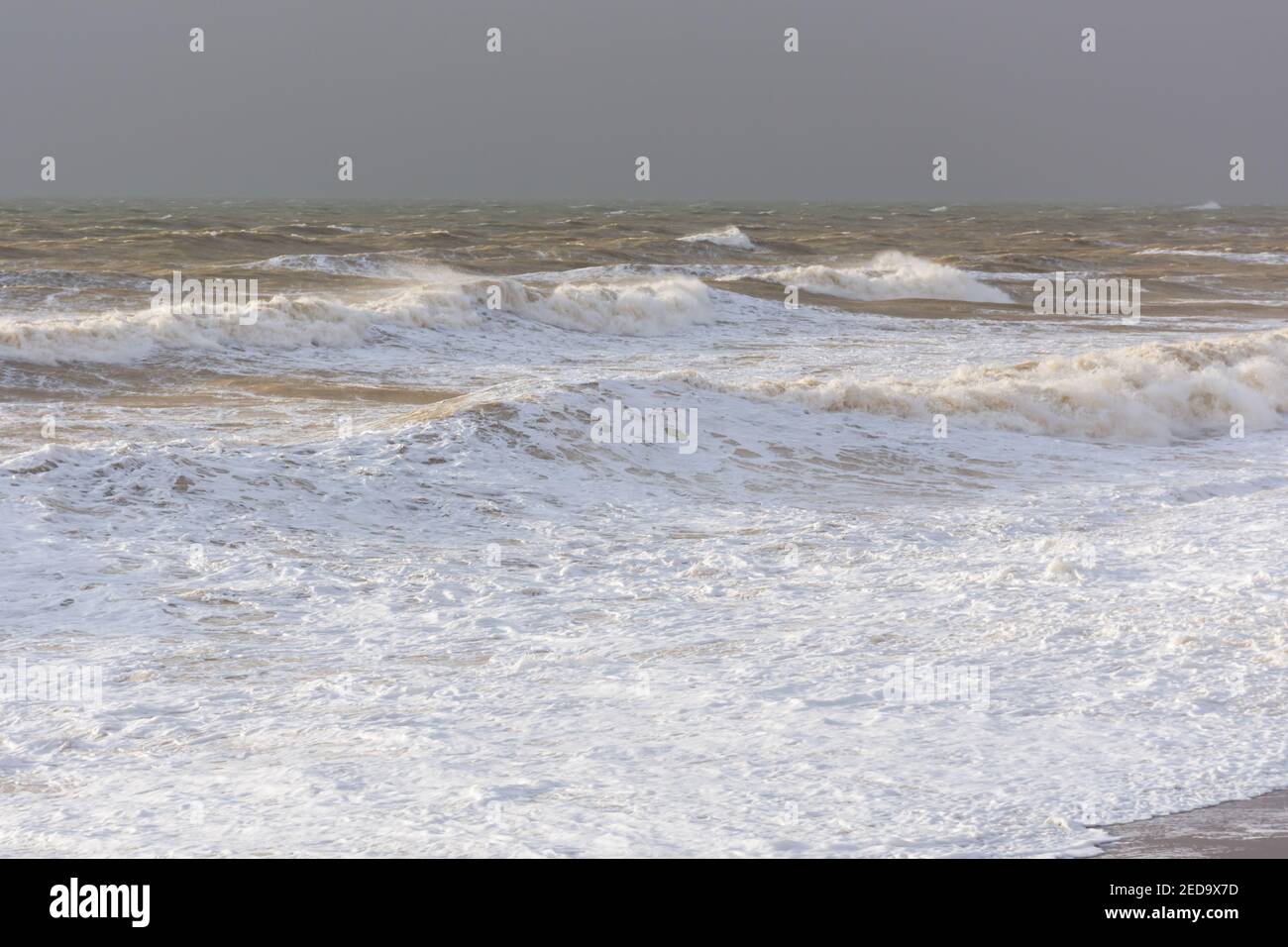 Storm sea sand beach is a neutral color. Natural background in beige ...