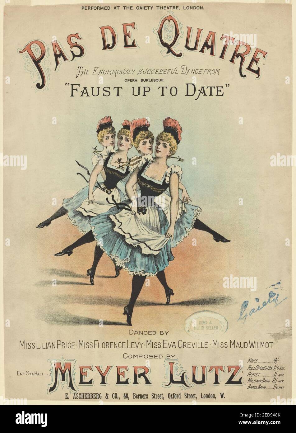 19th century music covers hi-res stock photography and images - Alamy