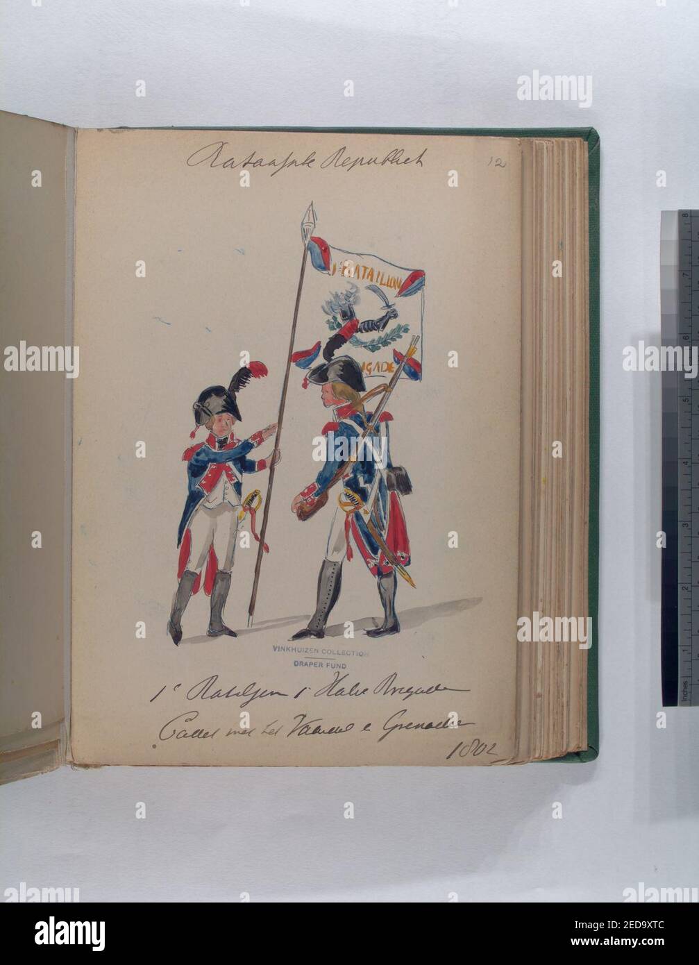 Bataafsche Republiek. 1e (Eerst) Bataljon. 1e (Eerst) Halve Brigade ...