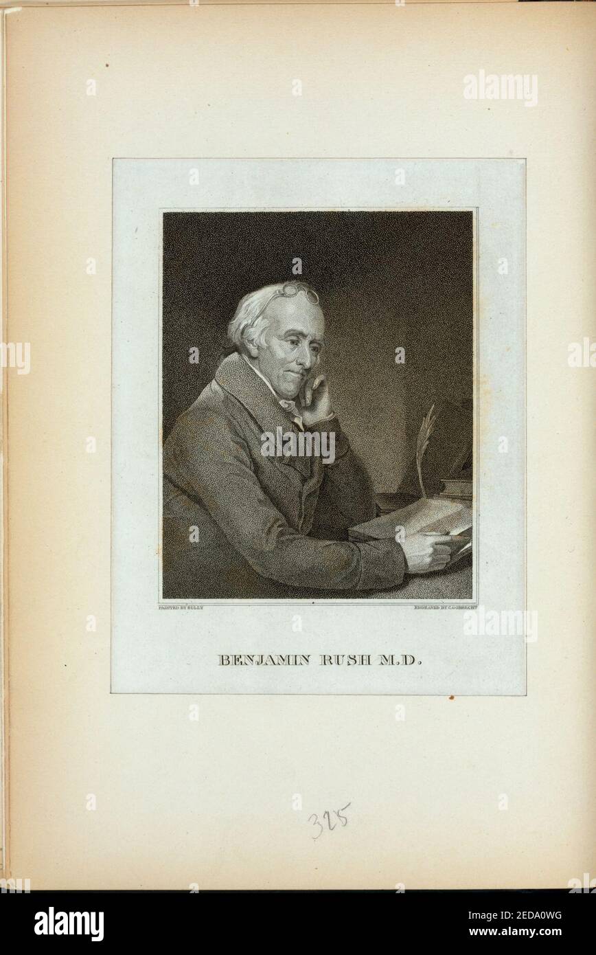 Benjamin Rush, M.D Stock Photo - Alamy