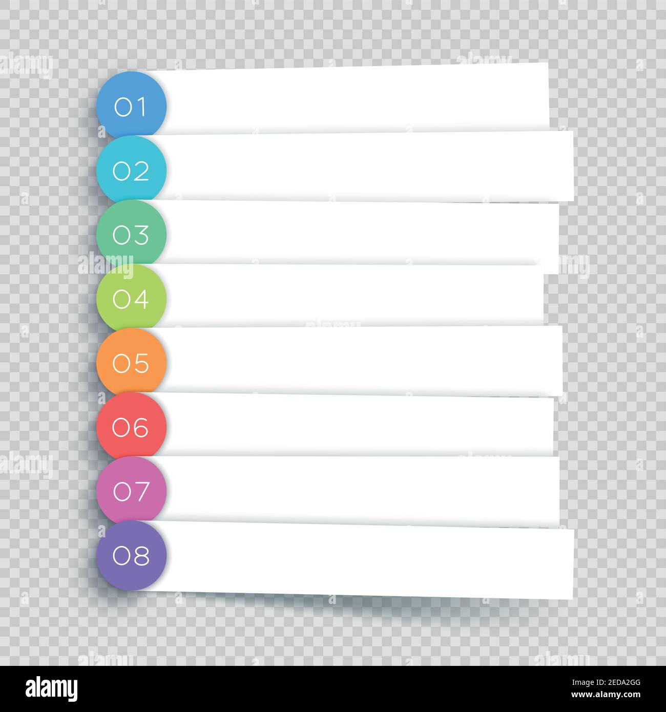 Process infographic list point hi-res stock photography and images - Alamy