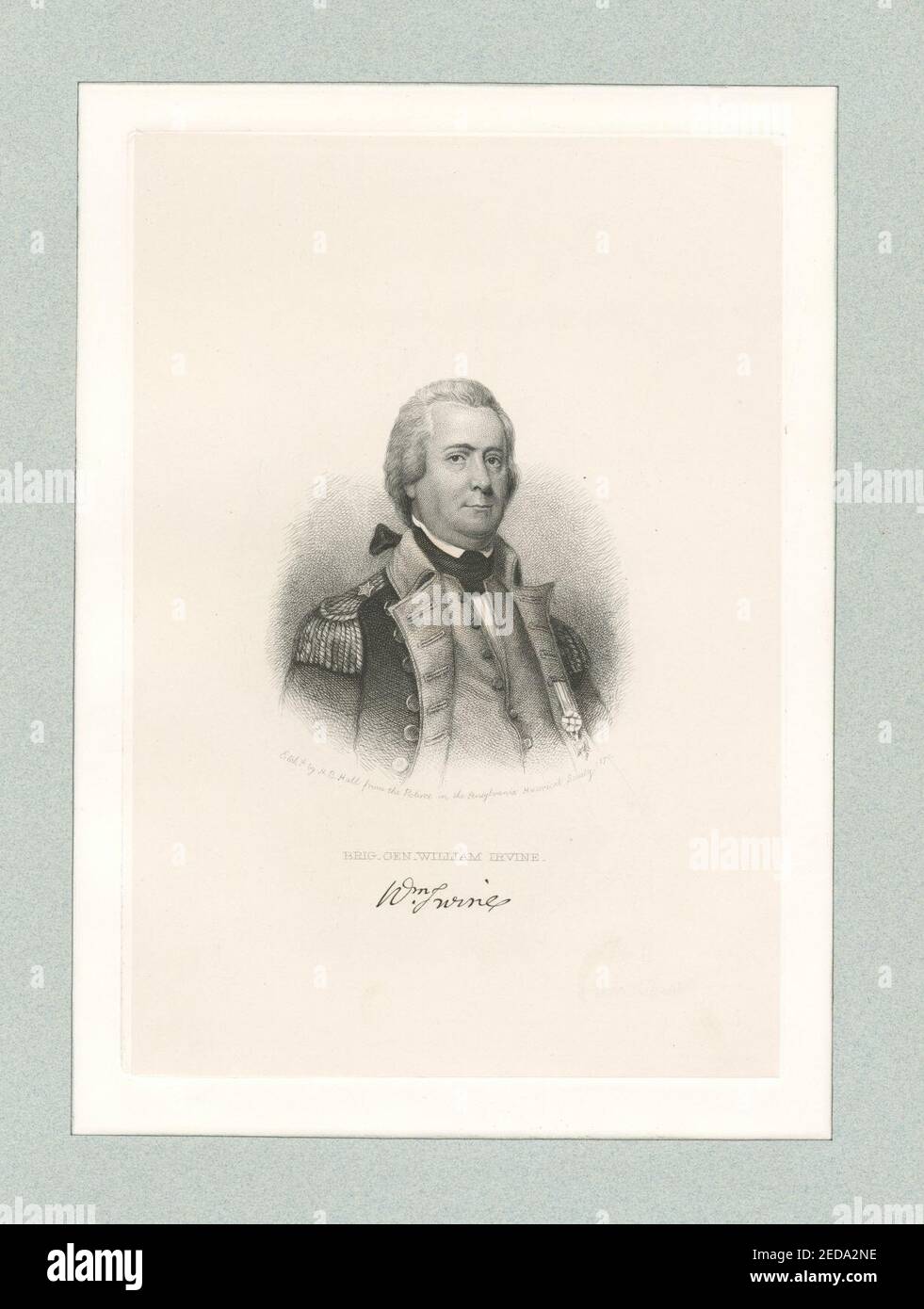 Brig. Gen. William Irvine Stock Photo - Alamy