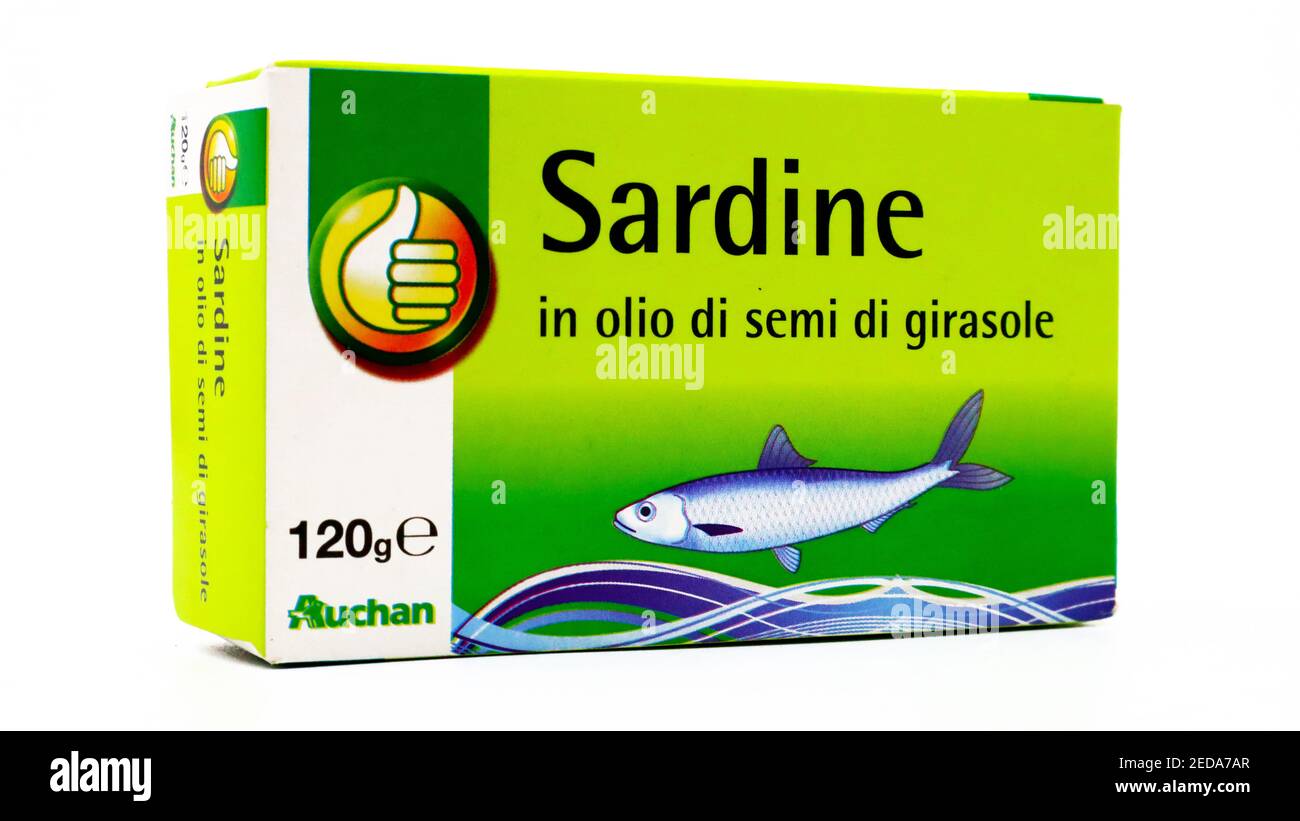 Canned sardines box hi-res stock photography and images - Alamy