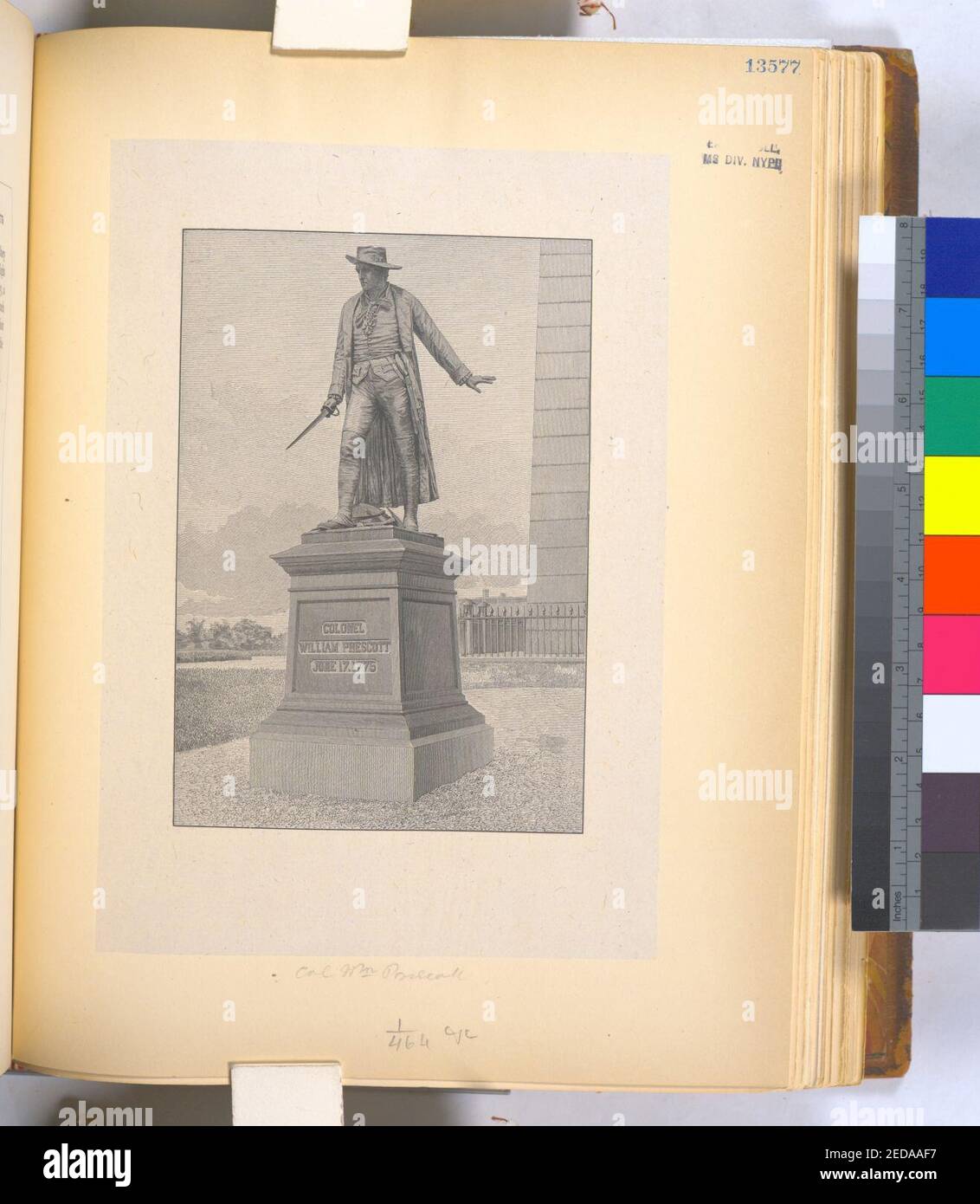 Colonel William Prescott. June 17, 1775 Stock Photo - Alamy