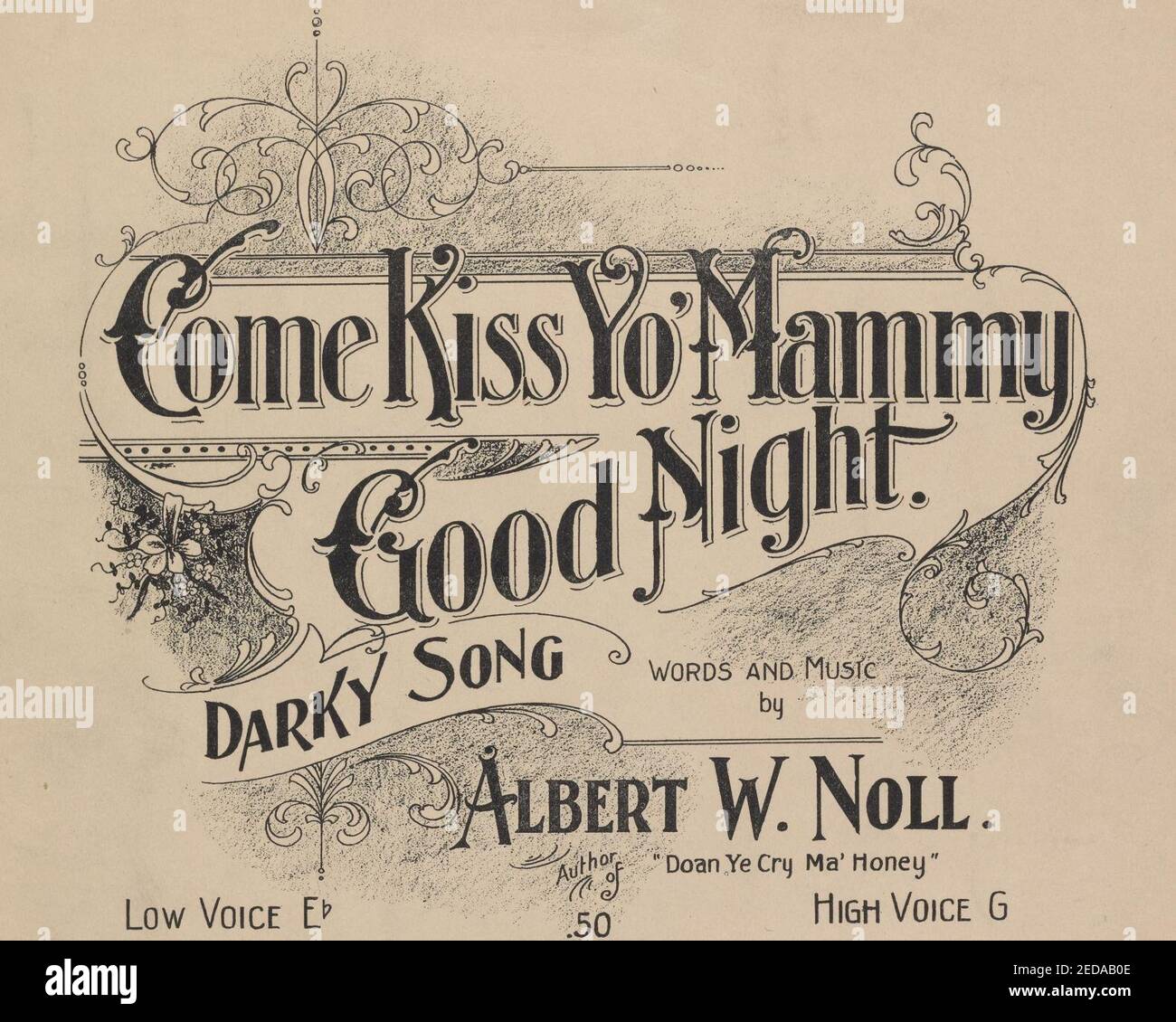 1897 sheet music hi-res stock photography and images - Alamy