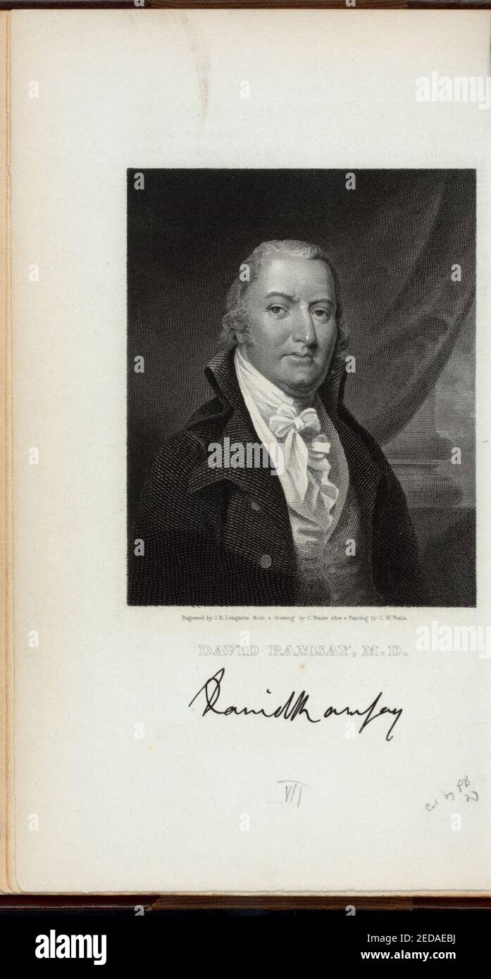 David Ramsay, M.D Stock Photo - Alamy