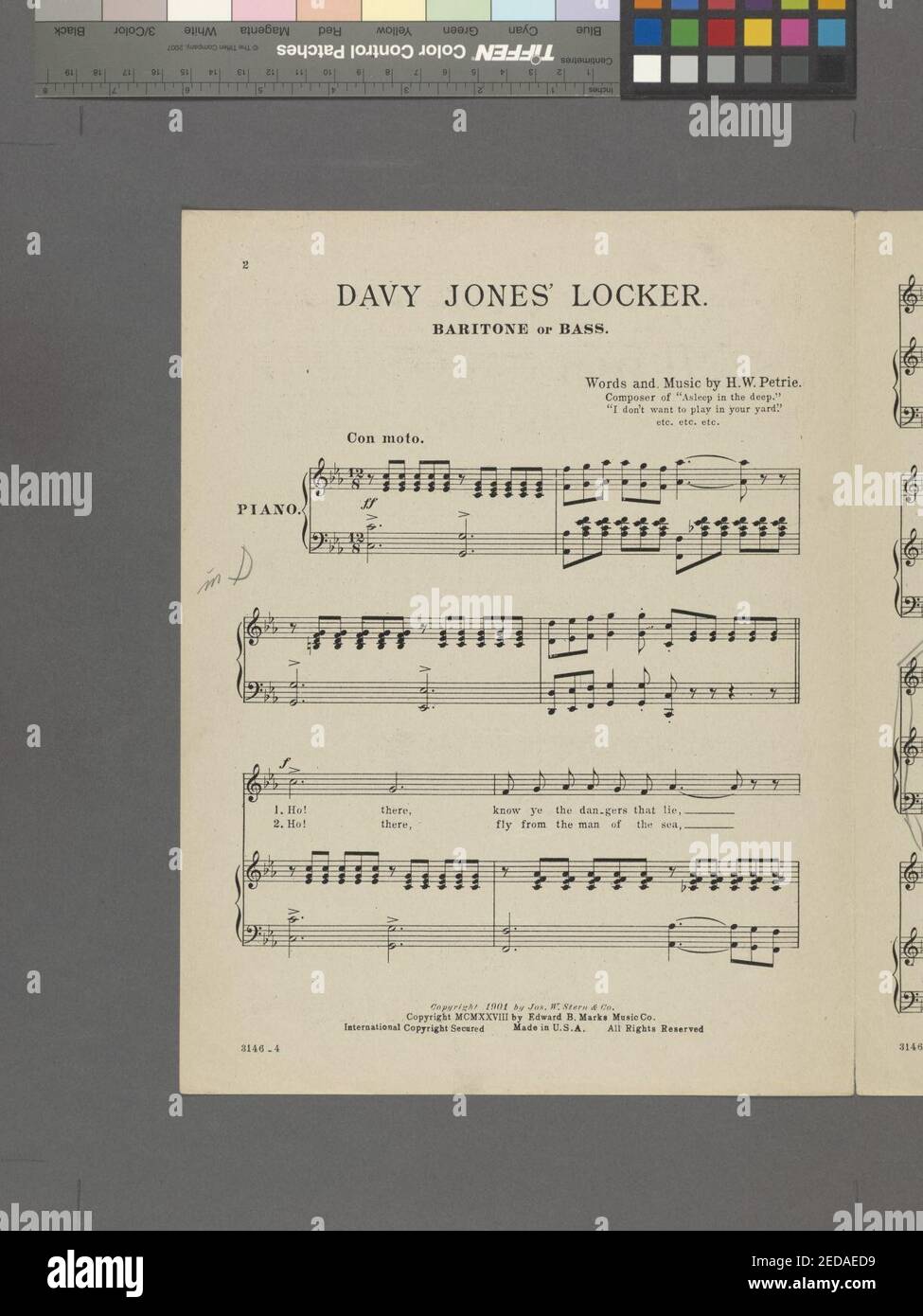 Davy Jones' locker Stock Photo - Alamy