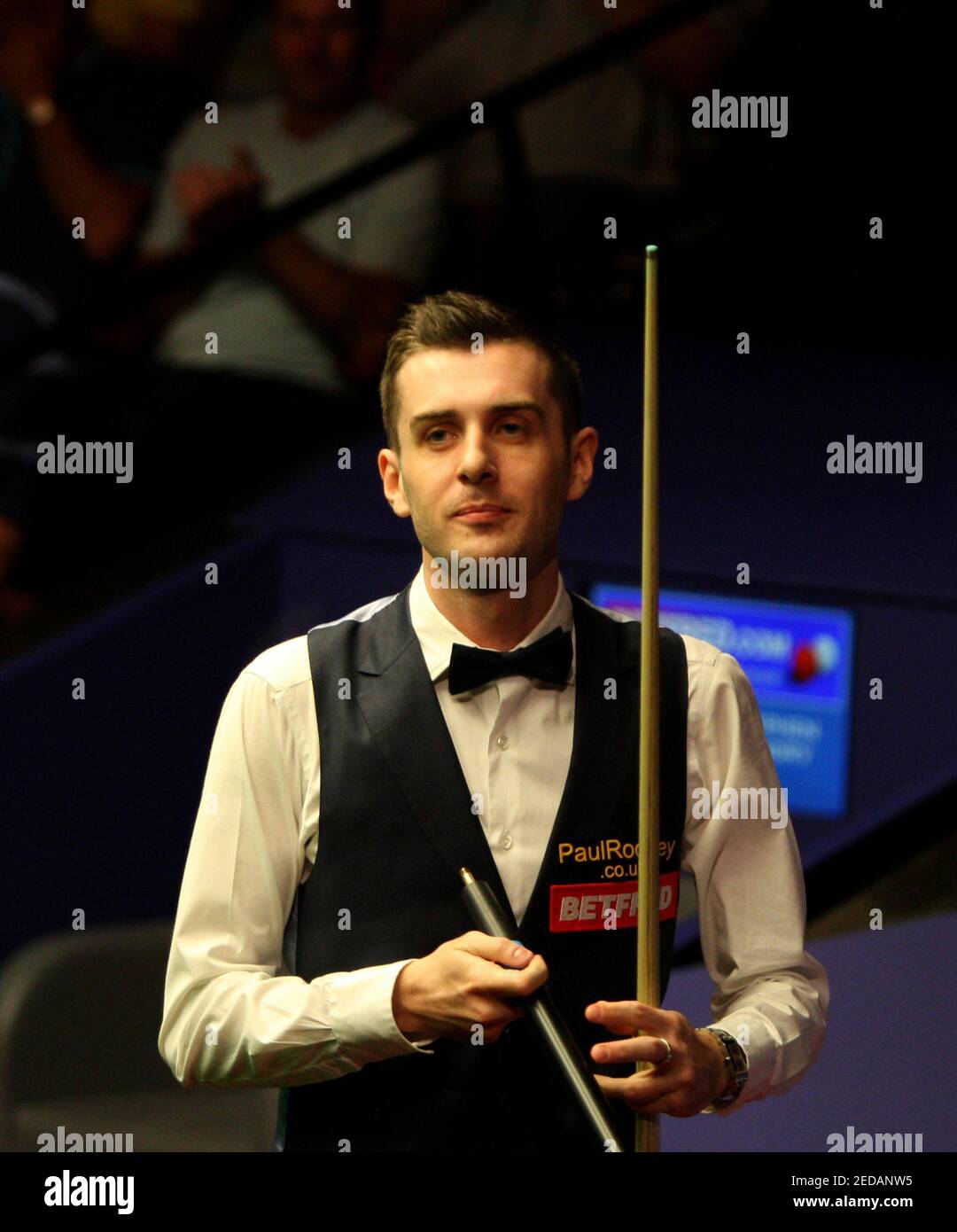 Mark selby celebrates winning betfred snooker world championship hi-res ...