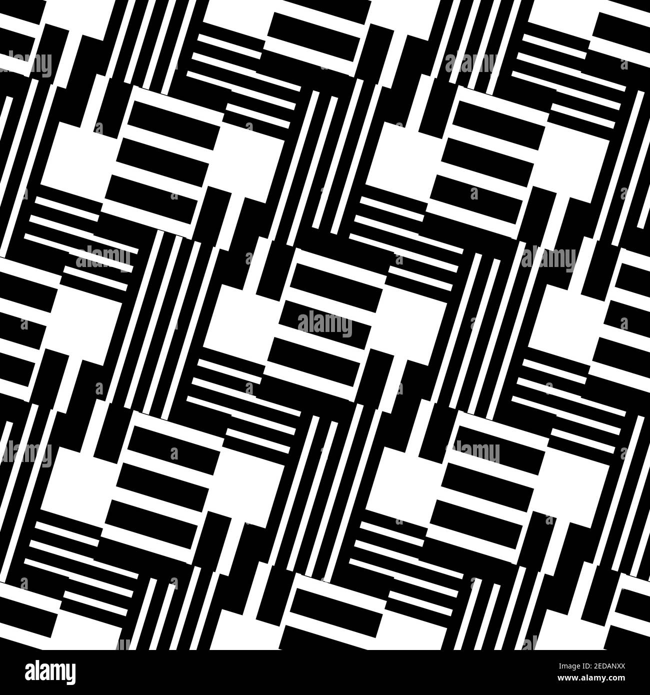 Abstract geometric black and white seamless pattern for web page ...