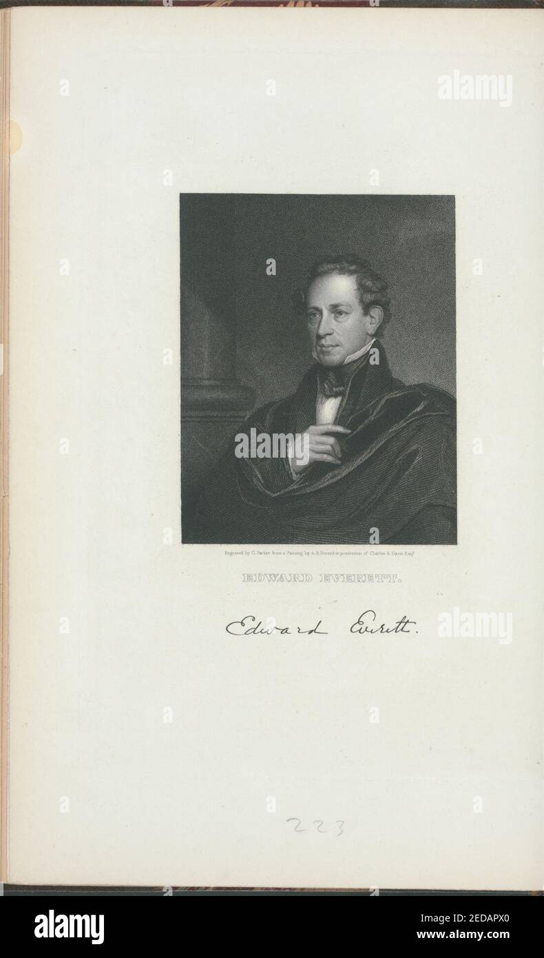 Edward everett hi-res stock photography and images - Alamy