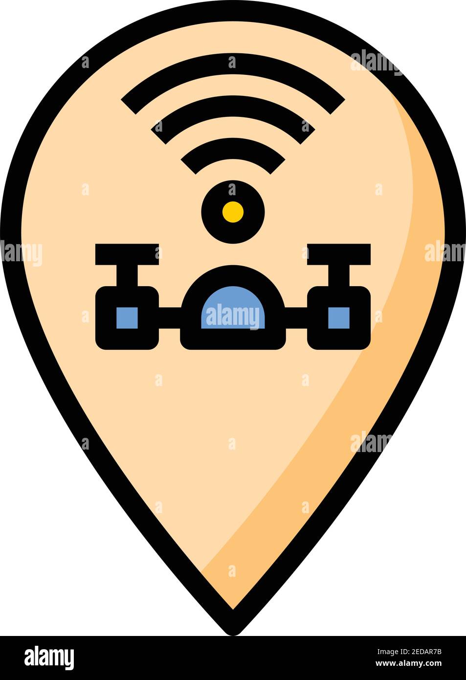 Gps signal vector vectors hi-res stock photography and images - Alamy