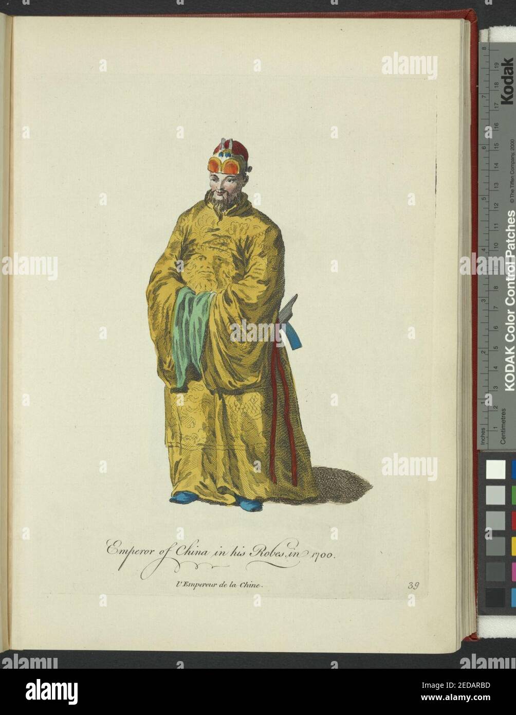 Emperor of China in his robes, in 1700. L'empereur de la Chine Stock ...