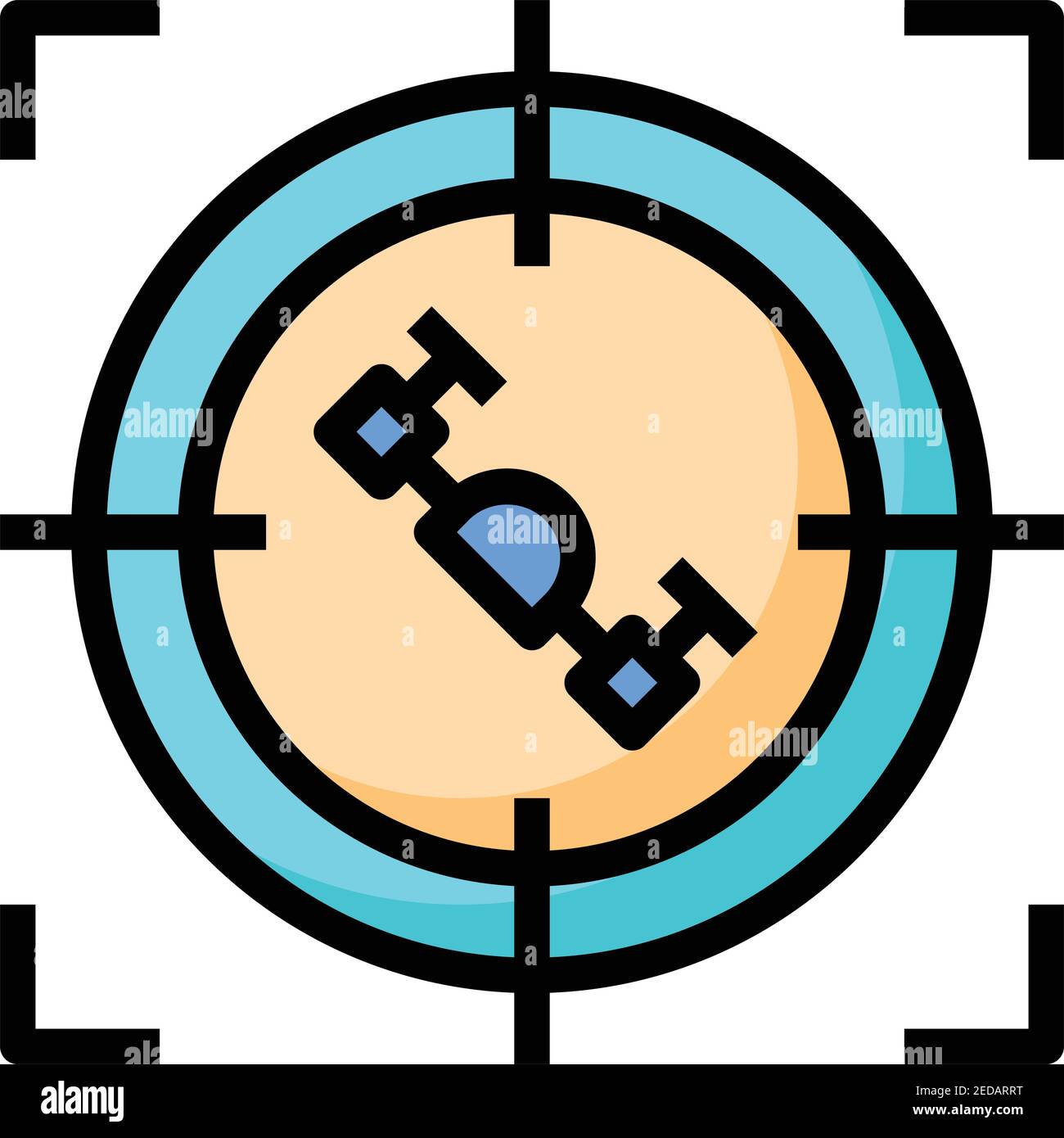Drone target Stock Vector Images - Alamy