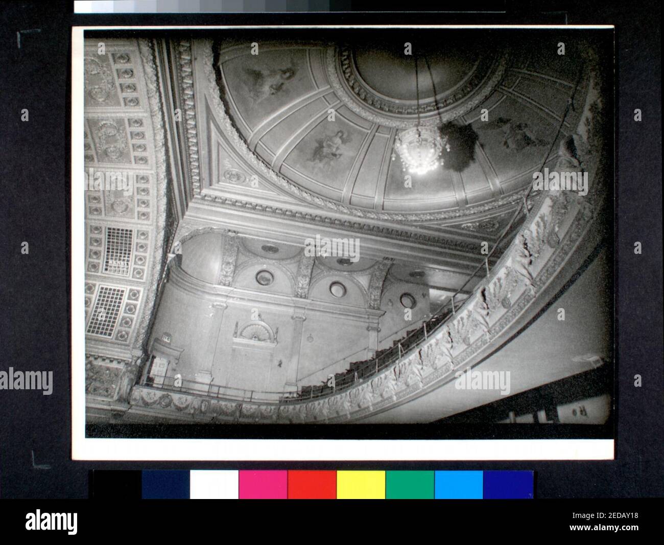 Fifth Avenue Theater interior- showing chandelier, rotunda and second ...