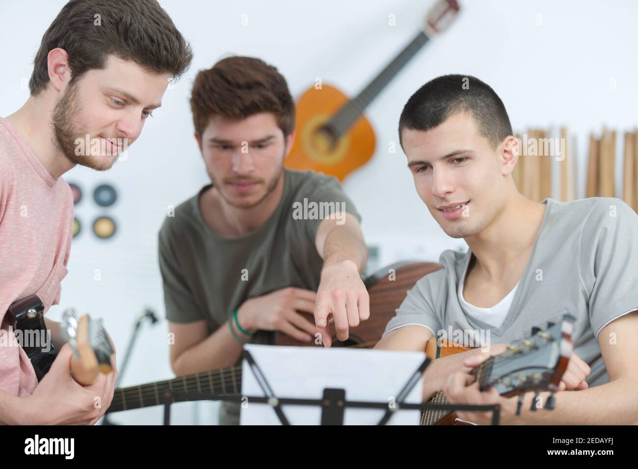 young people are playing music Stock Photo - Alamy