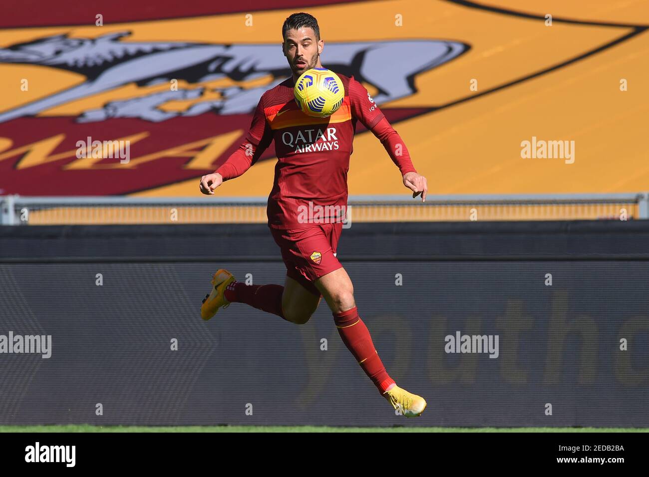 Leonardo Spinazzola of Roma during the Serie A football match between ...