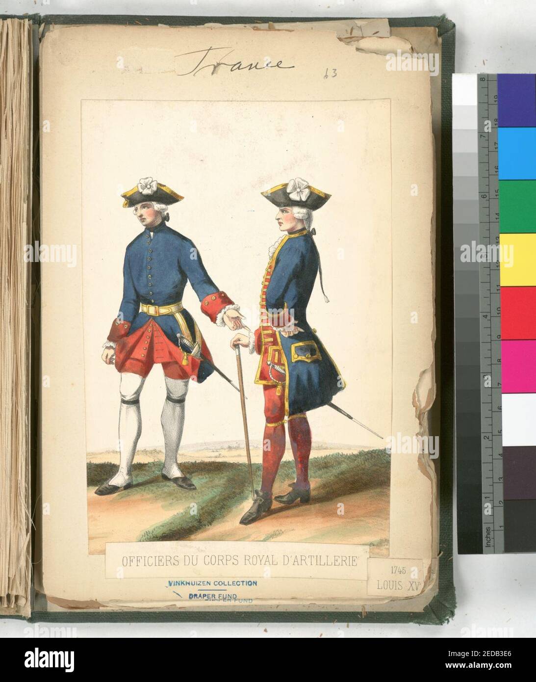 France, 1740-1745. Louis XV Stock Photo - Alamy