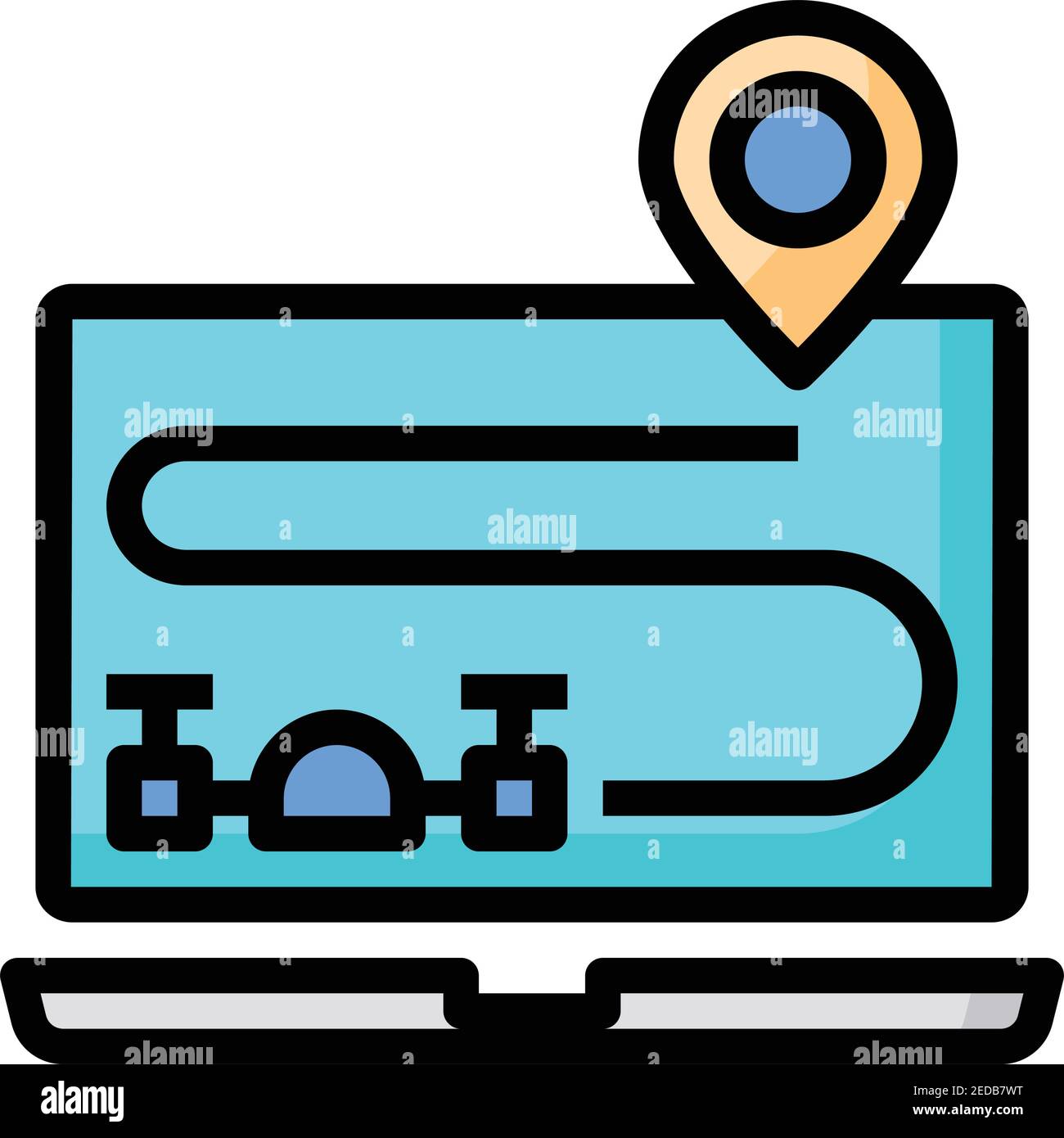 Map control hi-res stock photography and images - Alamy