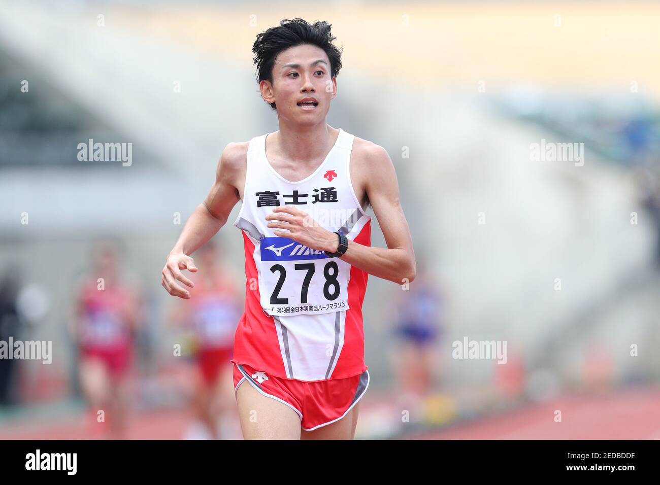 Yamaguchi, Japan. 14th Feb, 2021. Hiroki Matsueda Marathon : All Japan Industrial Half Marathon ...