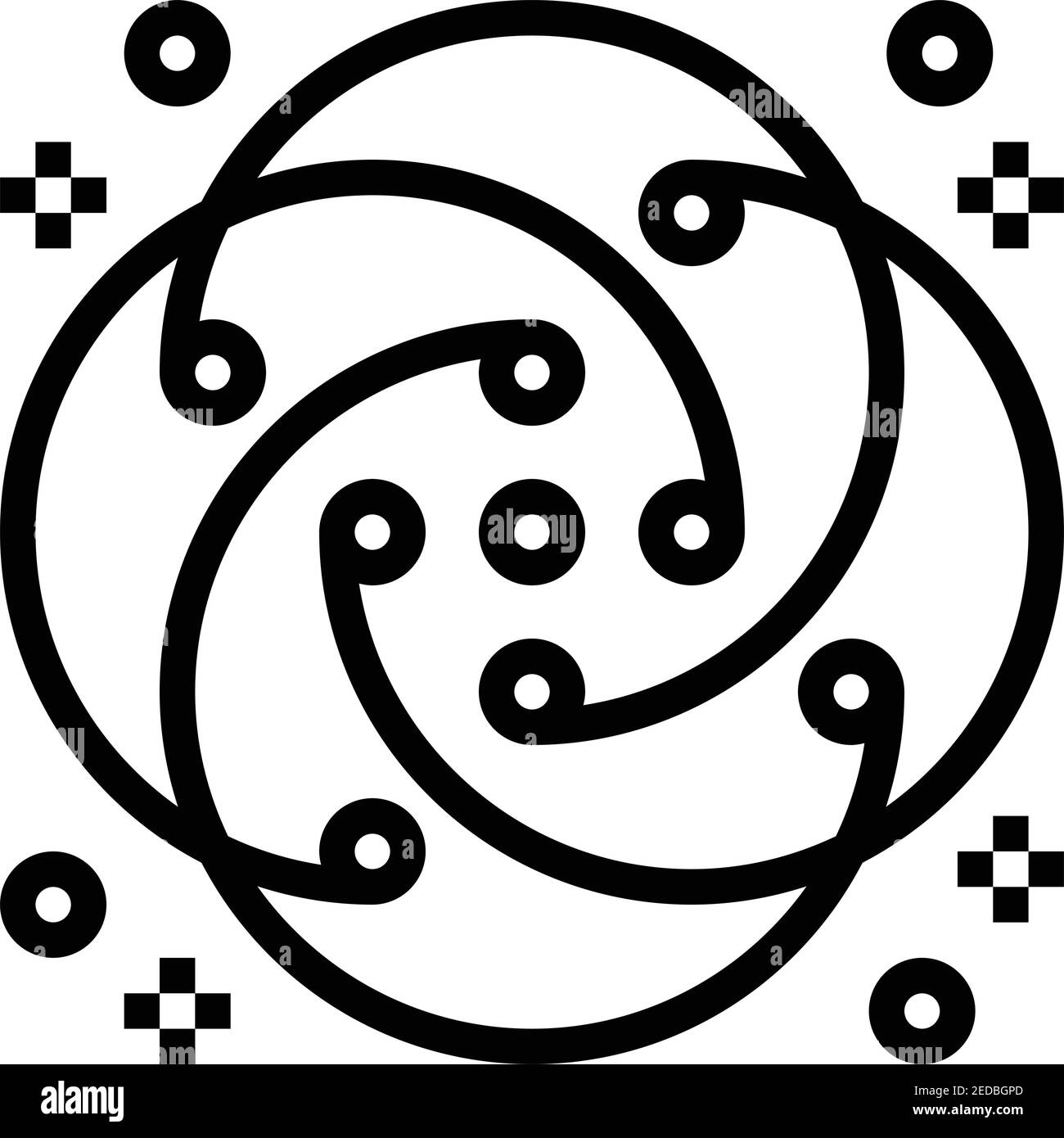 Space circle hi-res stock photography and images - Alamy