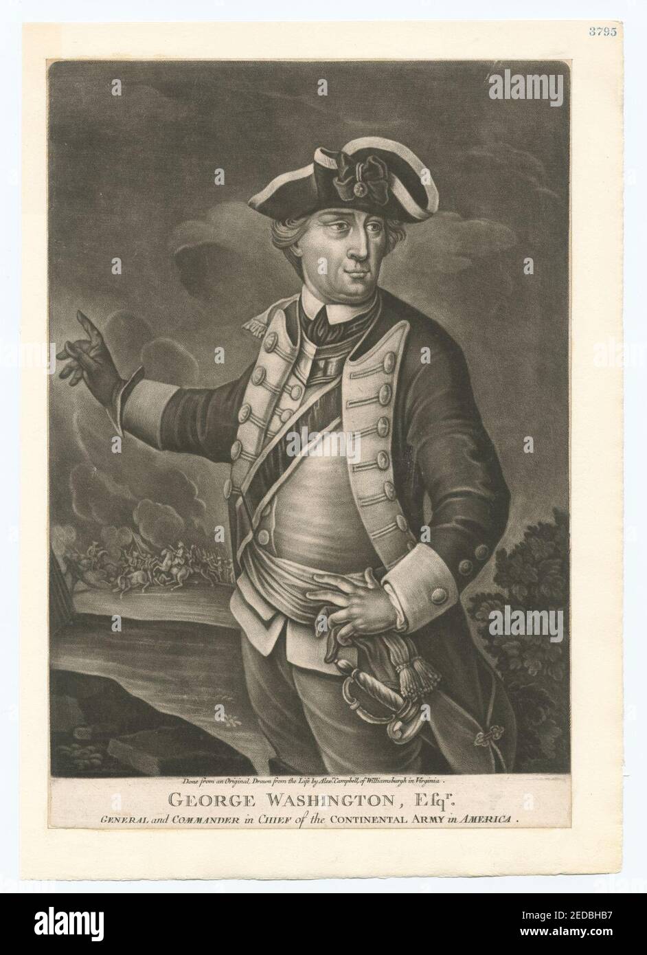 Commander in chief of the continental army hi-res stock photography and ...