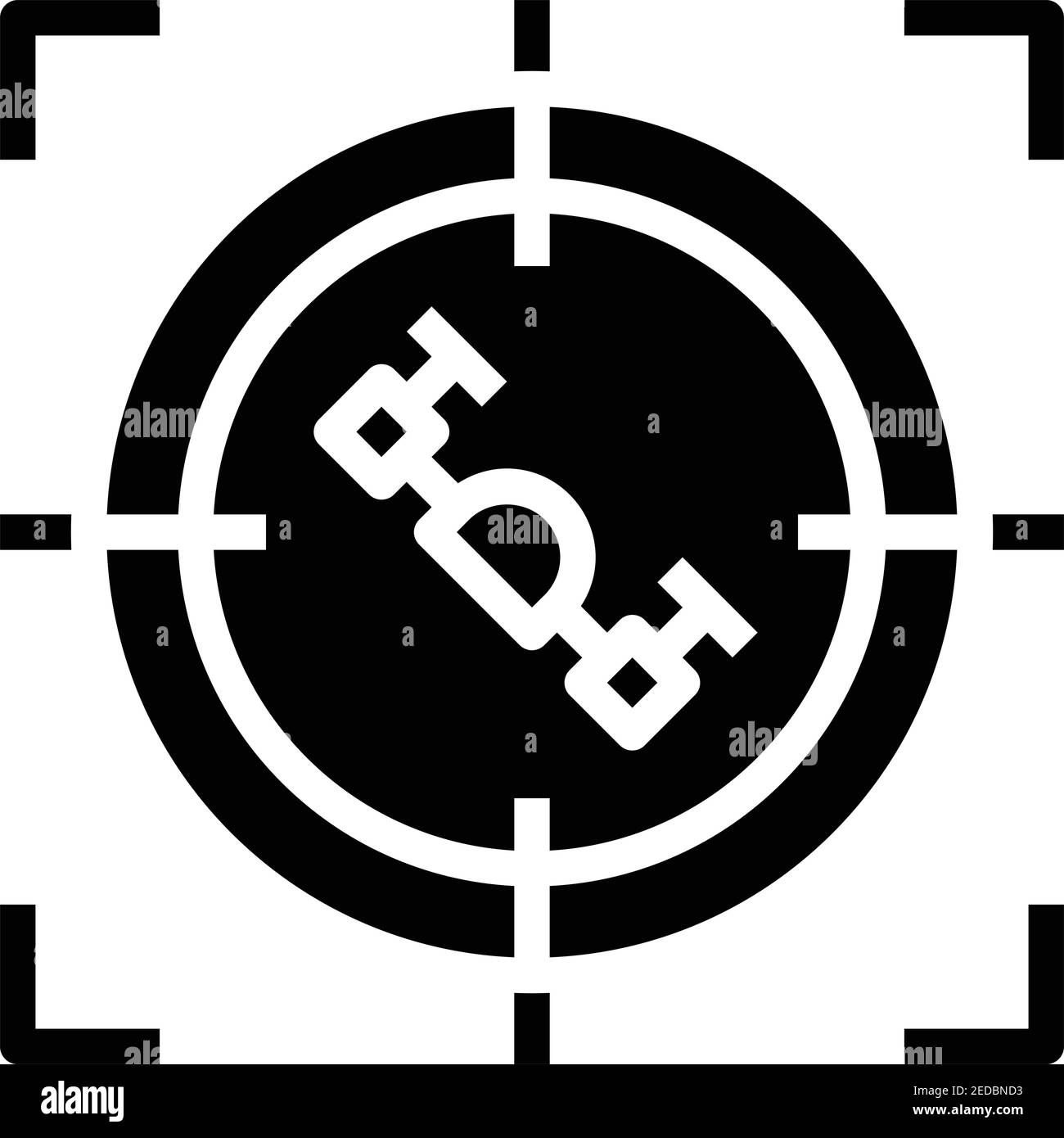 Drone focus Stock Vector Images - Alamy