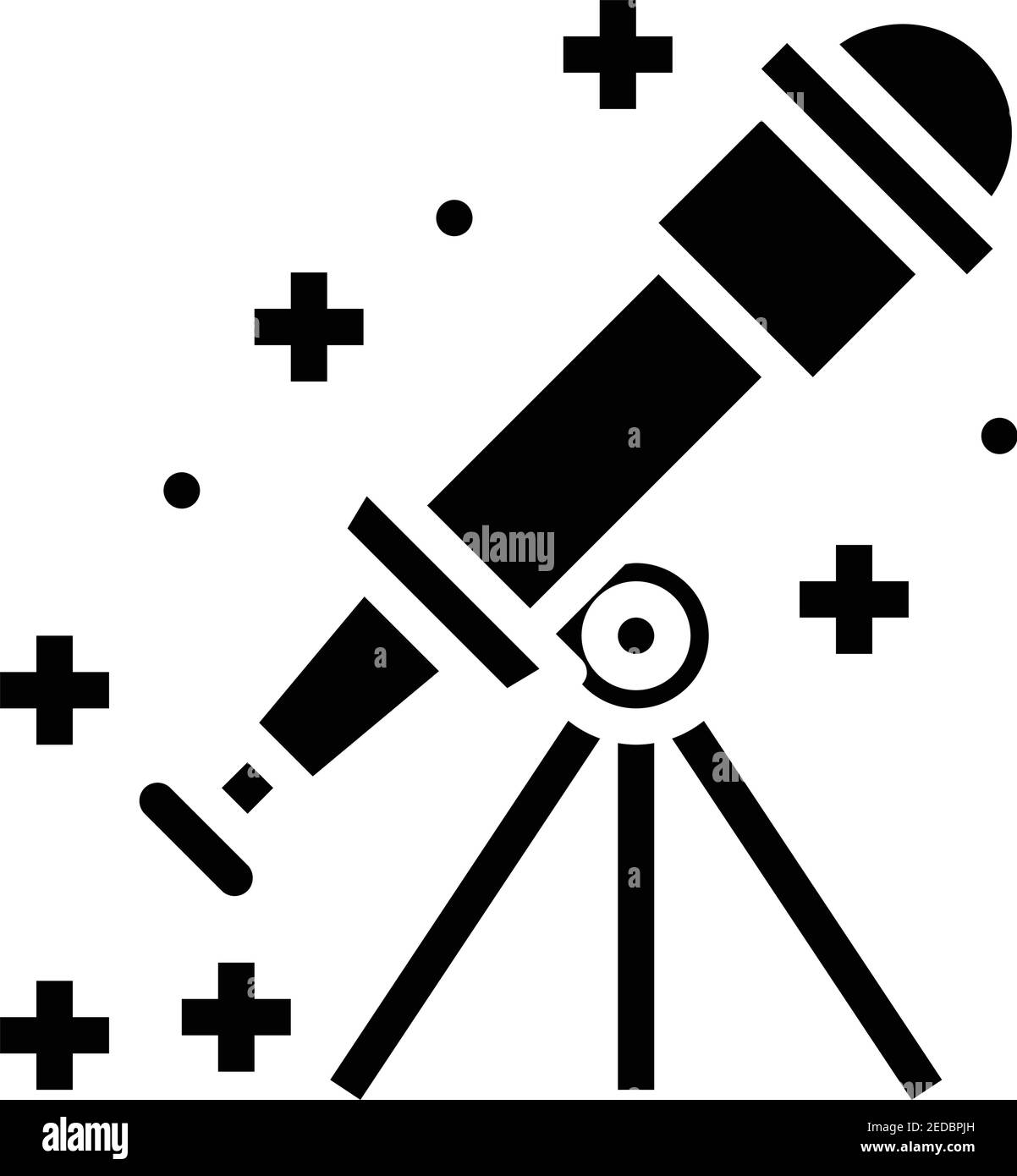 Star telescope Stock Vector Images - Alamy