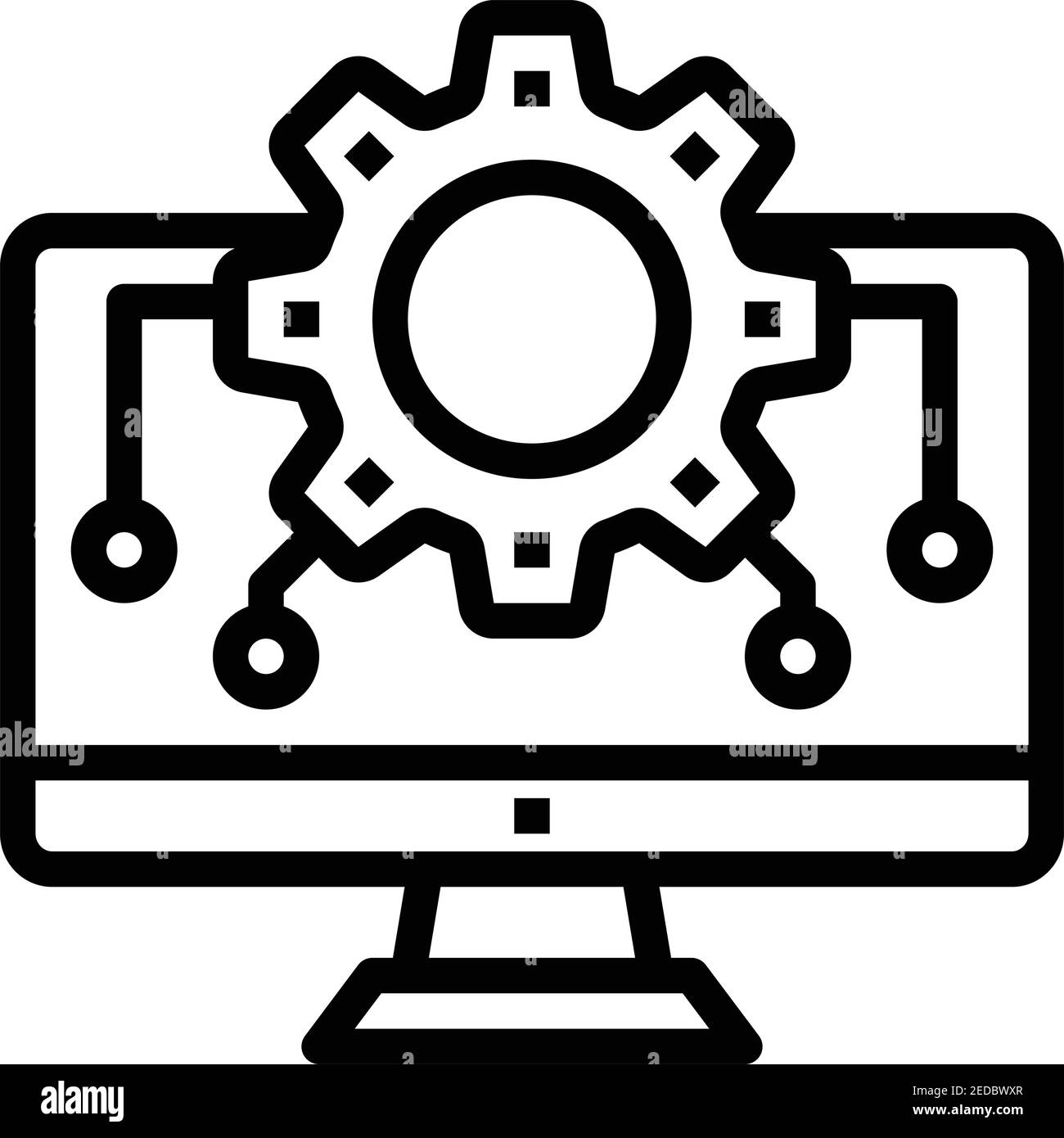 Computer algorithm Stock Vector Images - Alamy