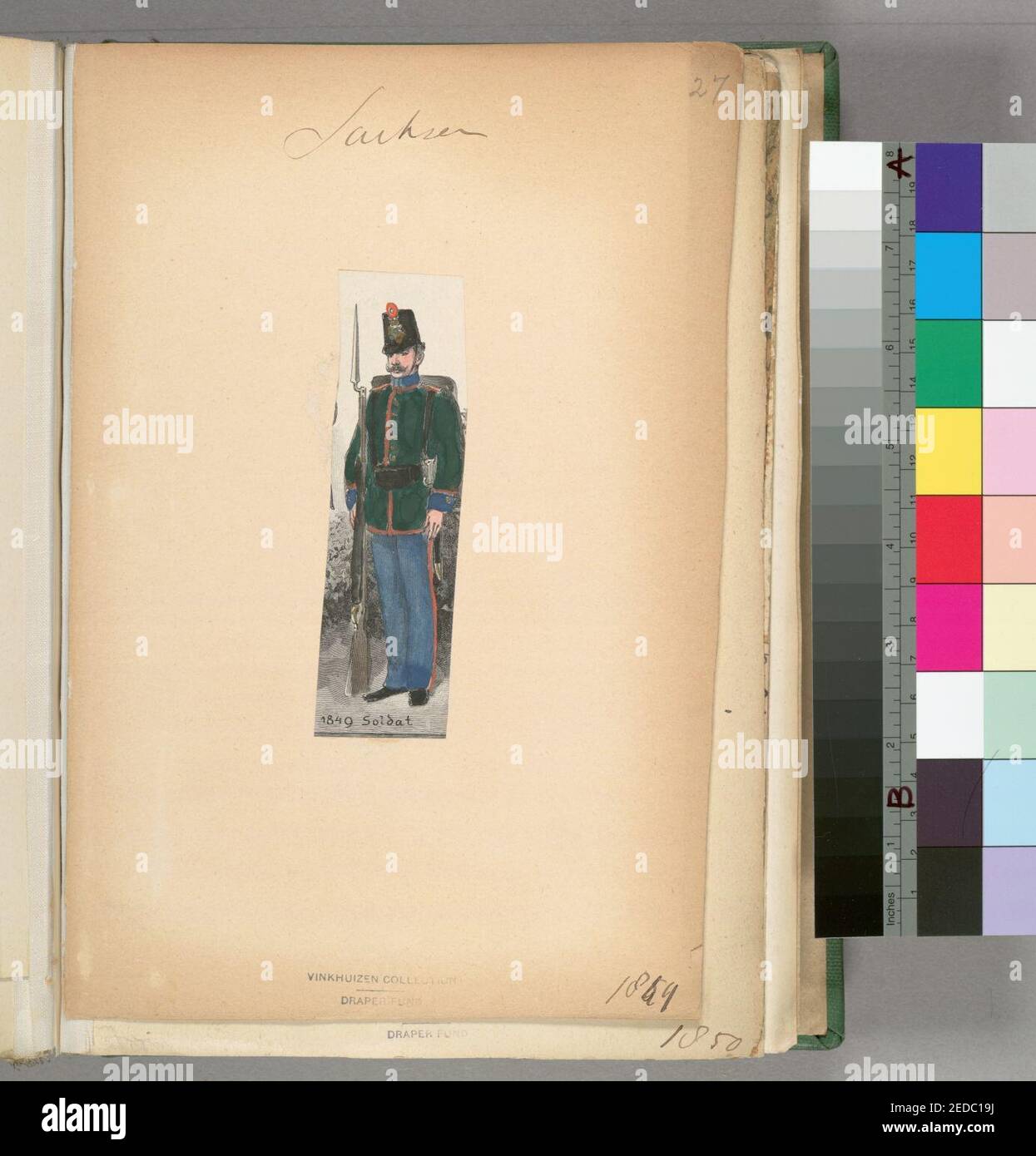 Germany. Saxony. 1840-1850 Stock Photo - Alamy