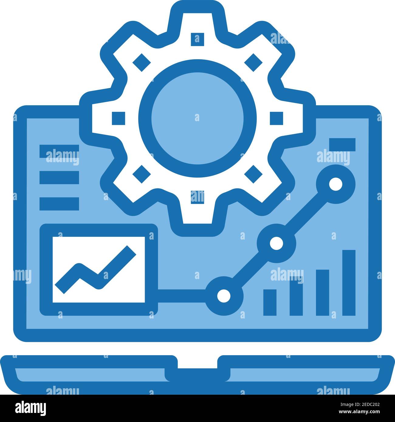 Laptop gear Stock Vector Images - Alamy