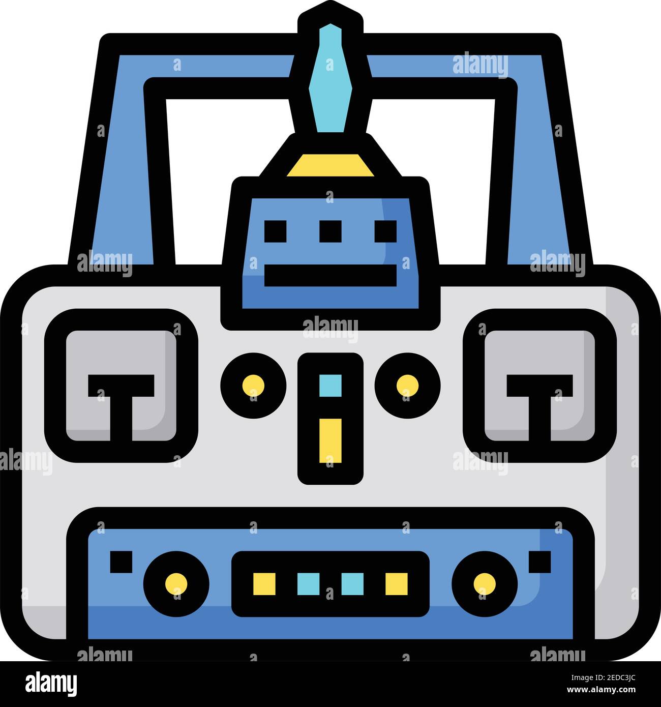 Controller buttons Stock Vector Images - Alamy