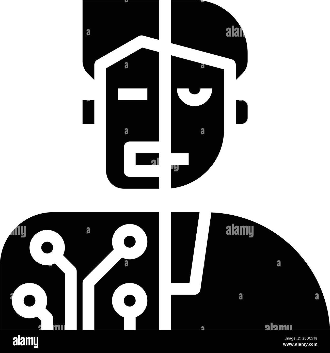 Half human Black and White Stock Photos & Images - Alamy