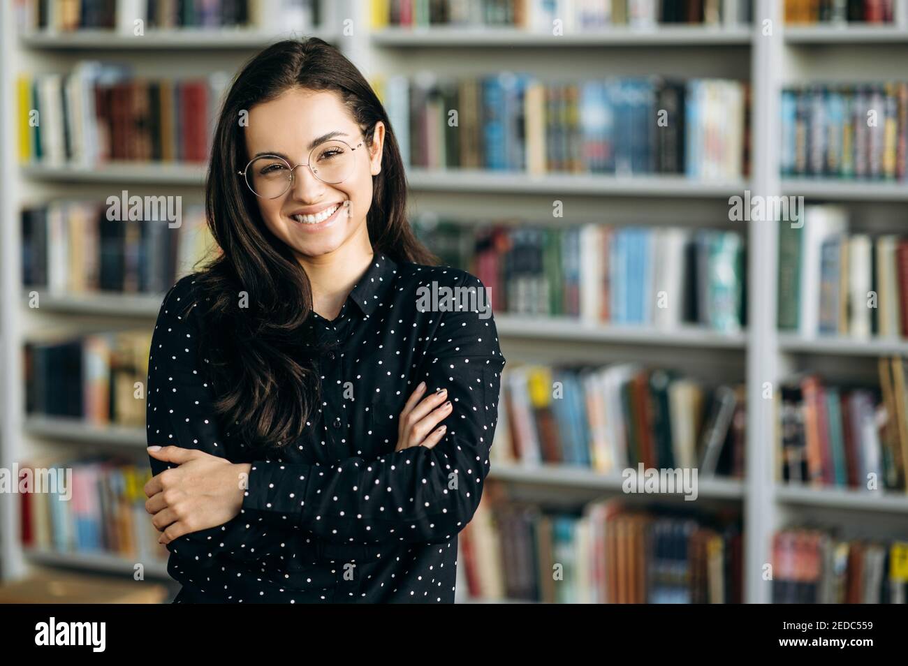 Beautiful smart female school teacher hi-res stock photography and ...