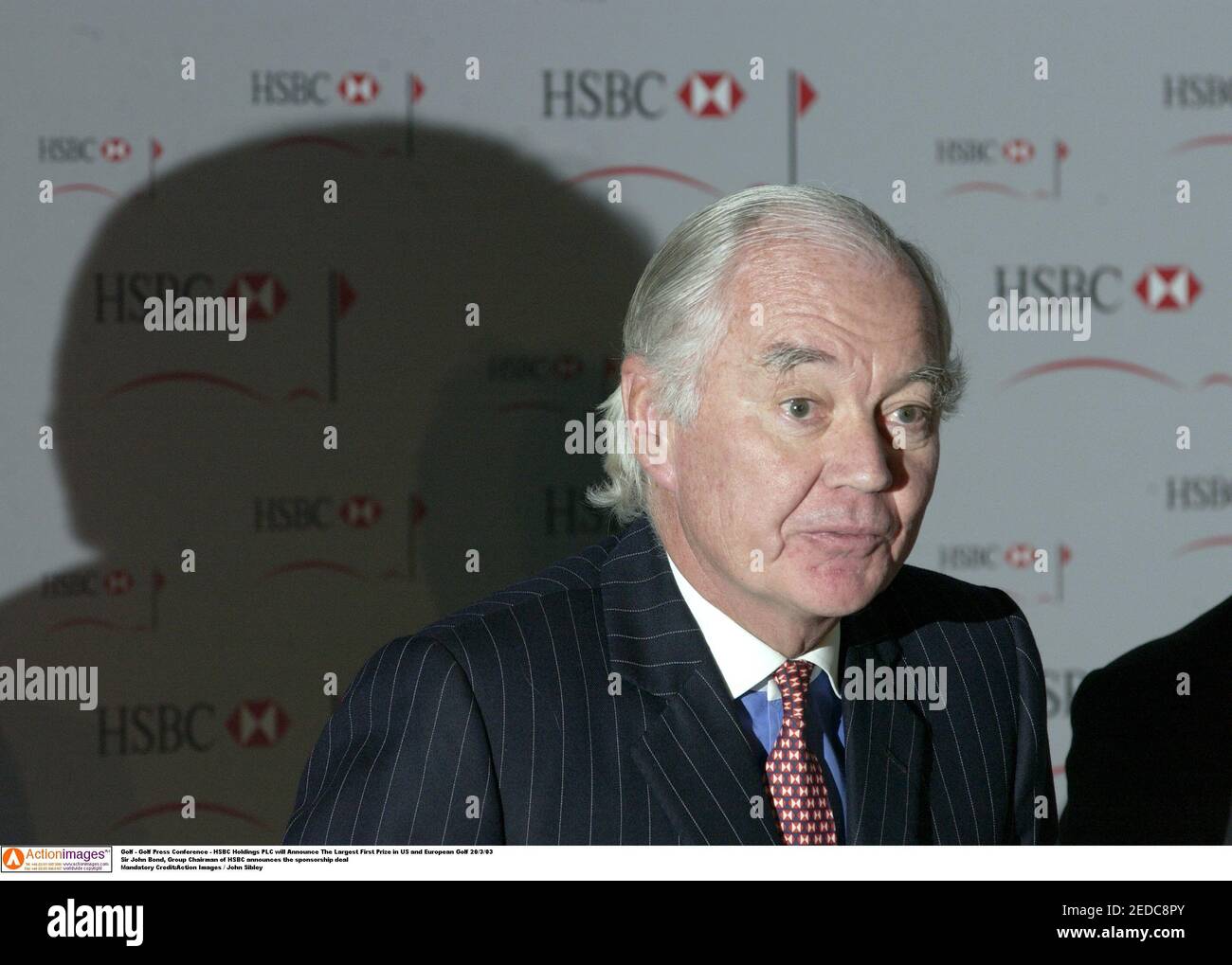 Hsbc group chairman sir john bond hi-res stock photography and images ...