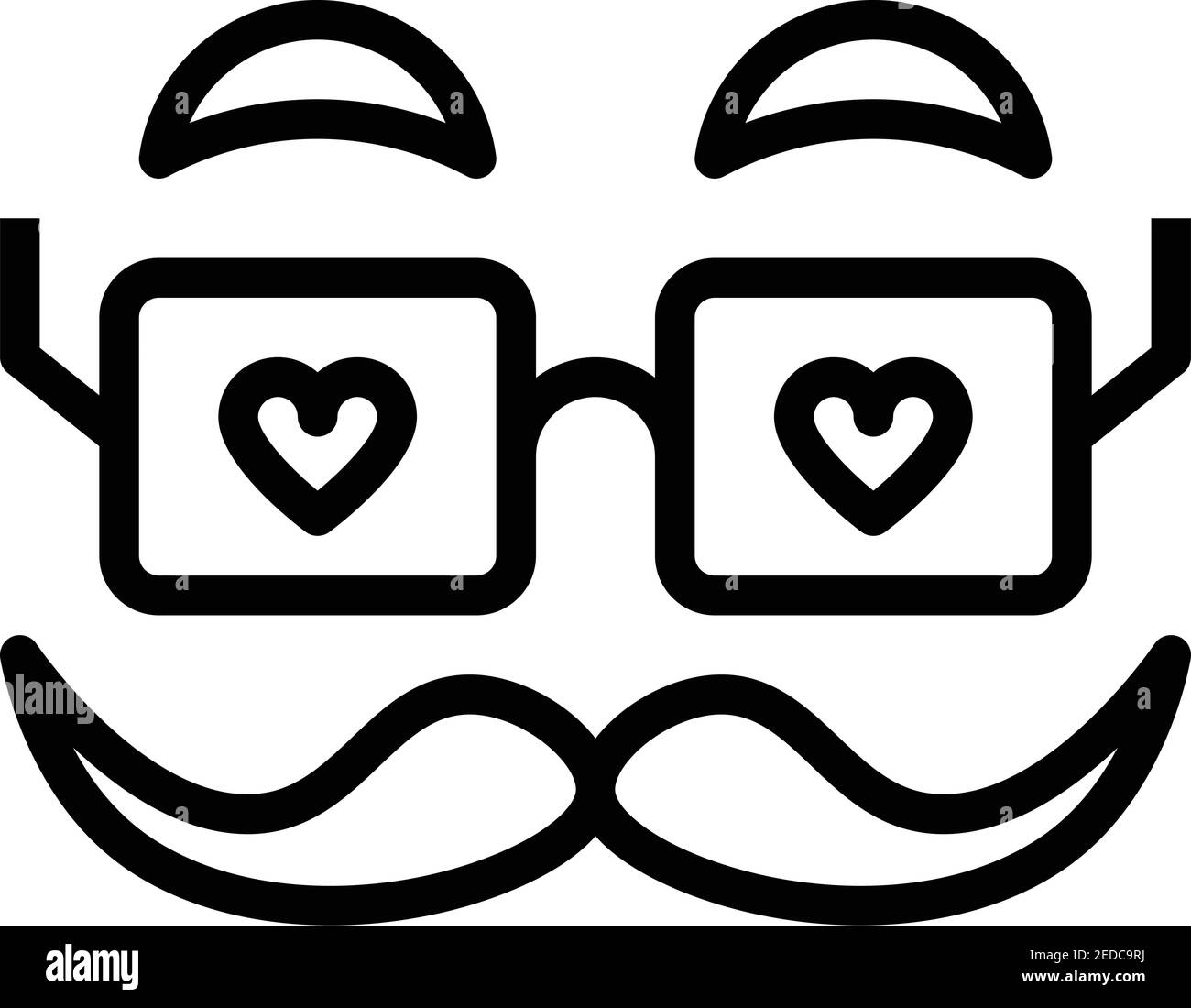 Joker heart icon hi-res stock photography and images - Alamy