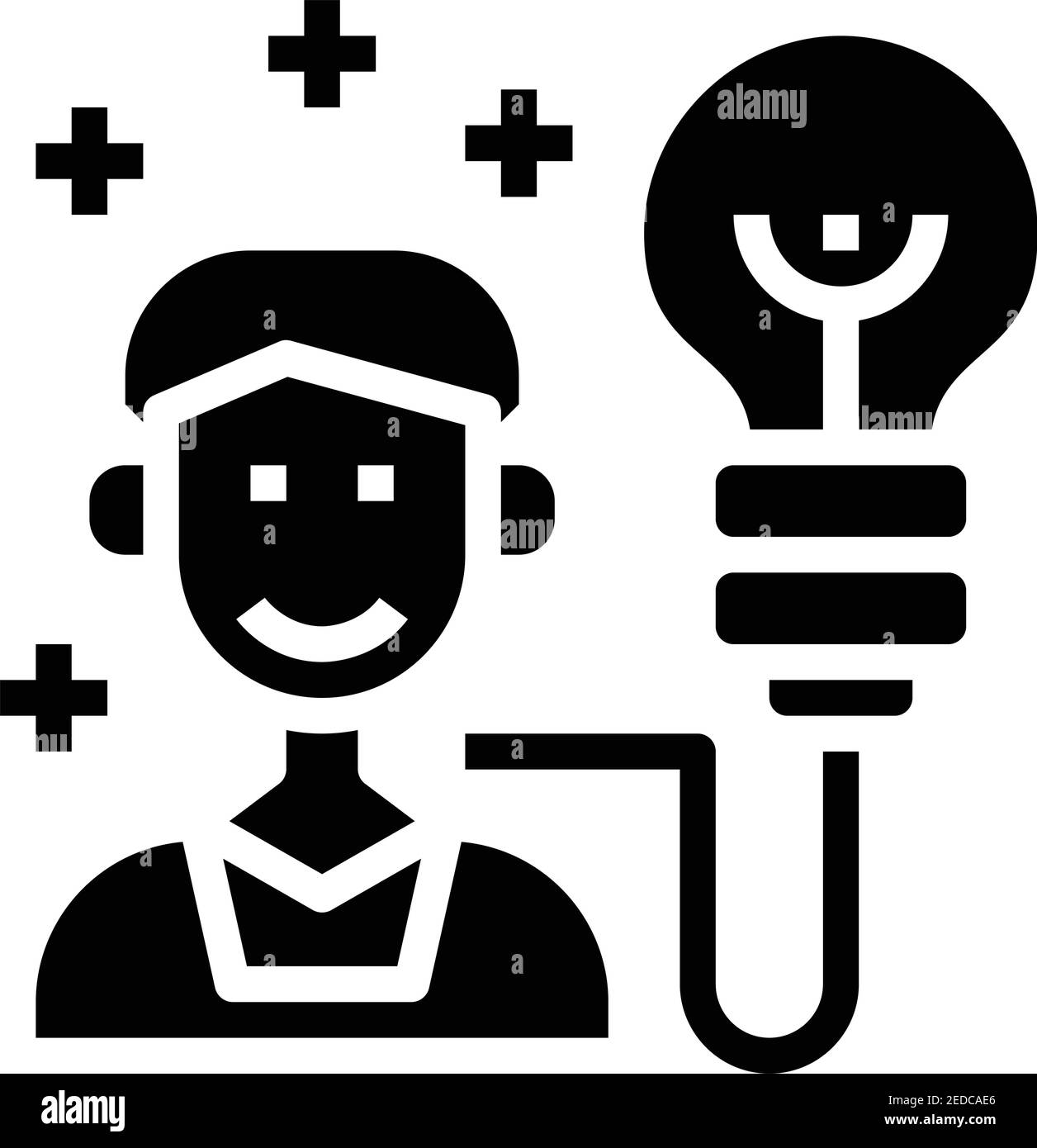Man think Stock Vector Images - Alamy