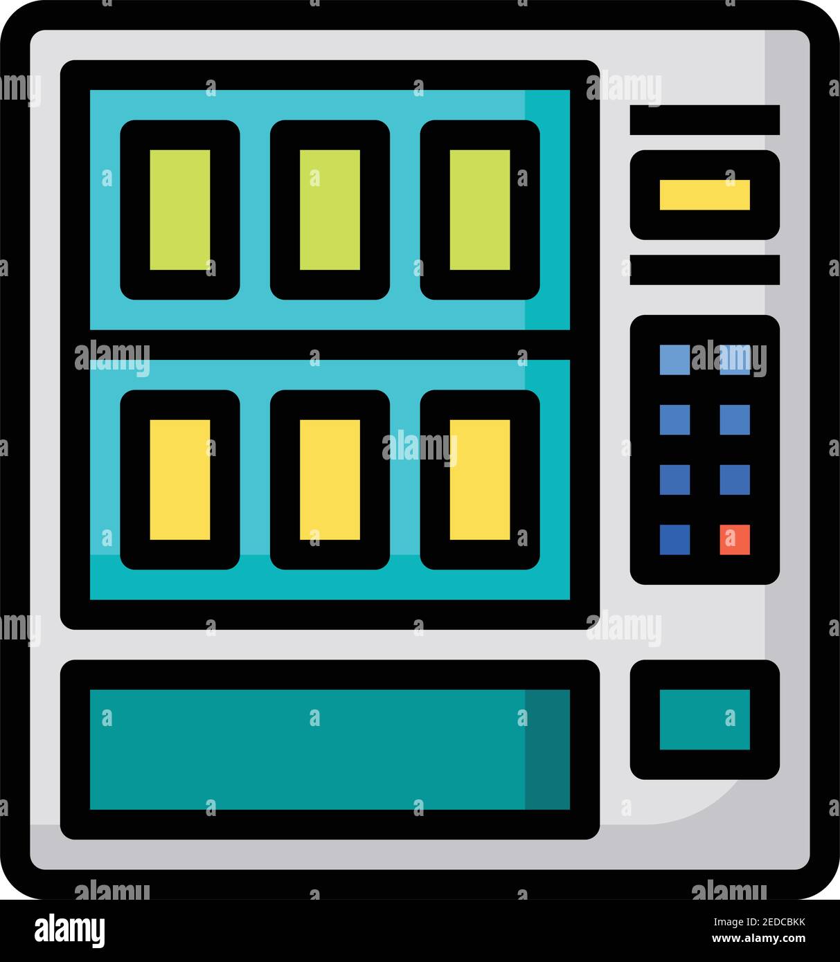 Vending machine machine Stock Vector Images - Alamy